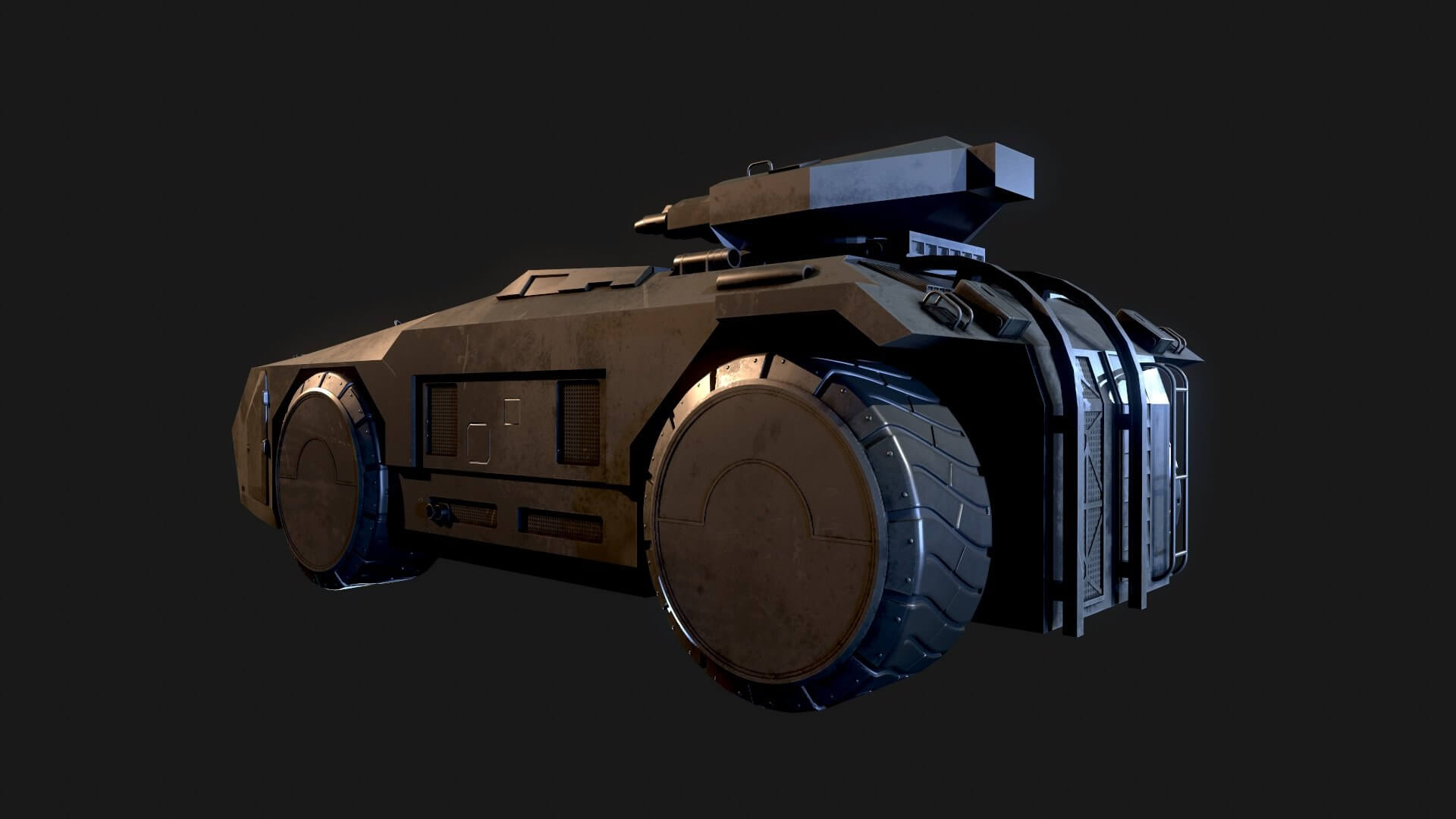 M 577 APC Aliens - 3D Model by KATEDRA604
