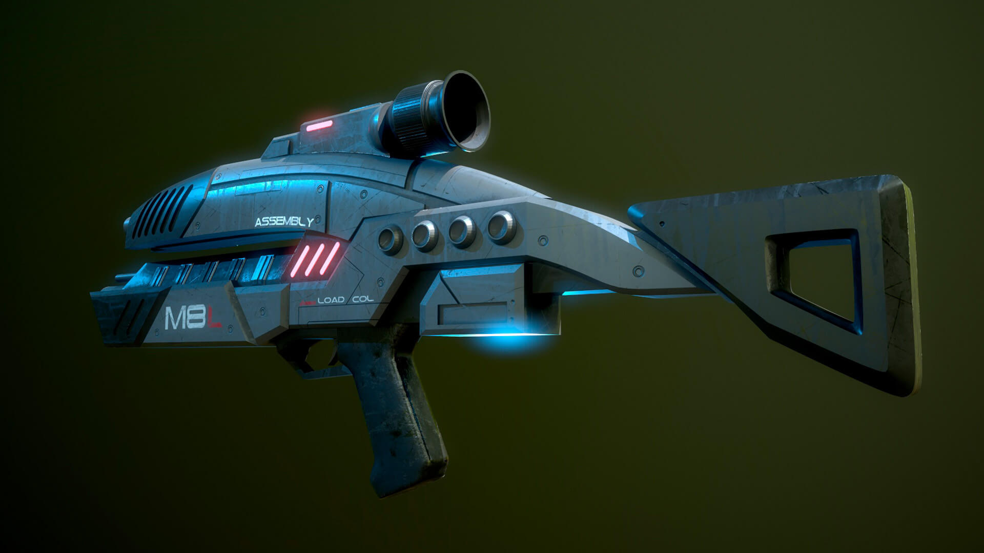 M-8 Avenger MassEffect 3D Model by KATEDRA604
