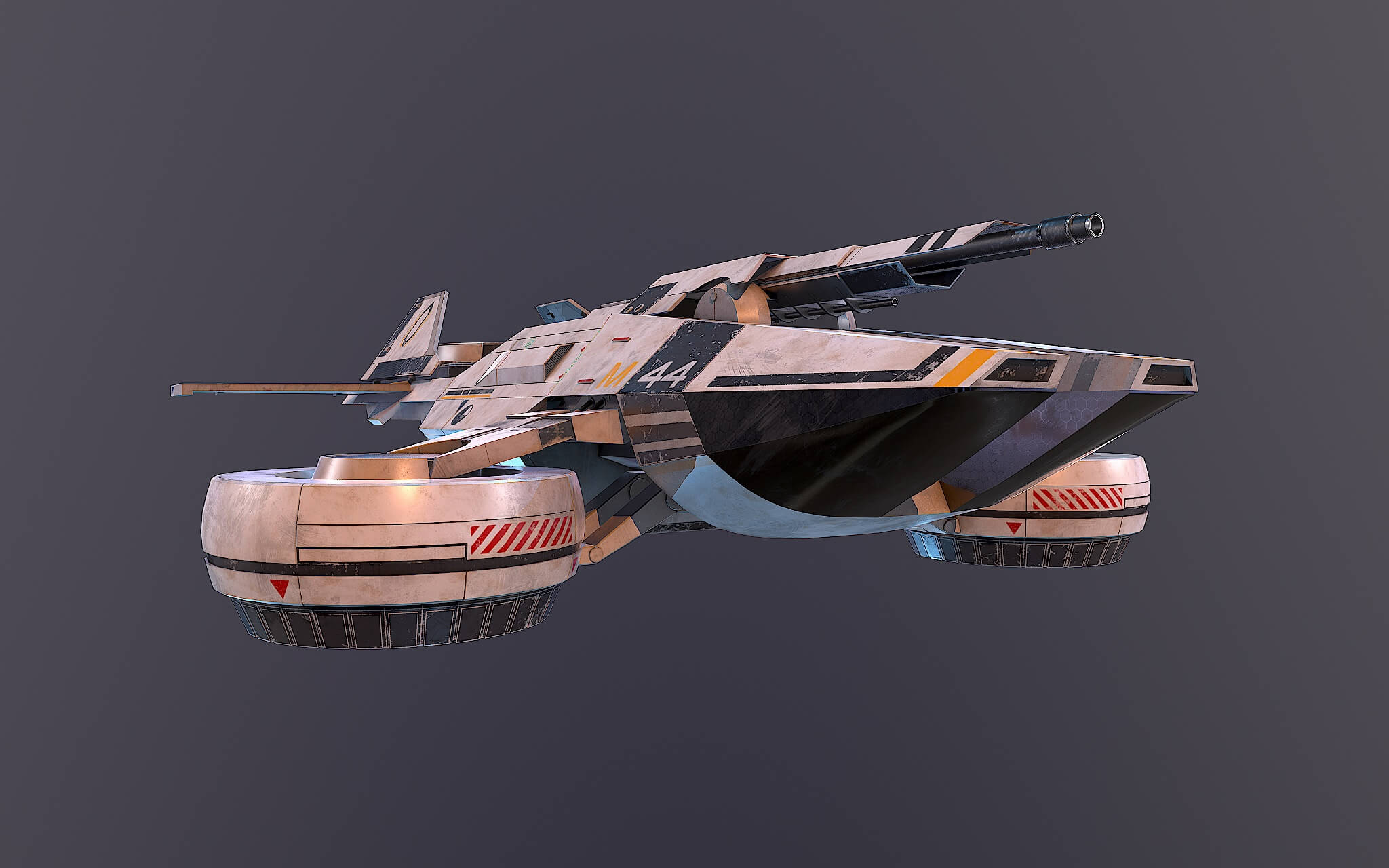 M44 Hammerhead Mass Effect - 3D Model by KATEDRA604