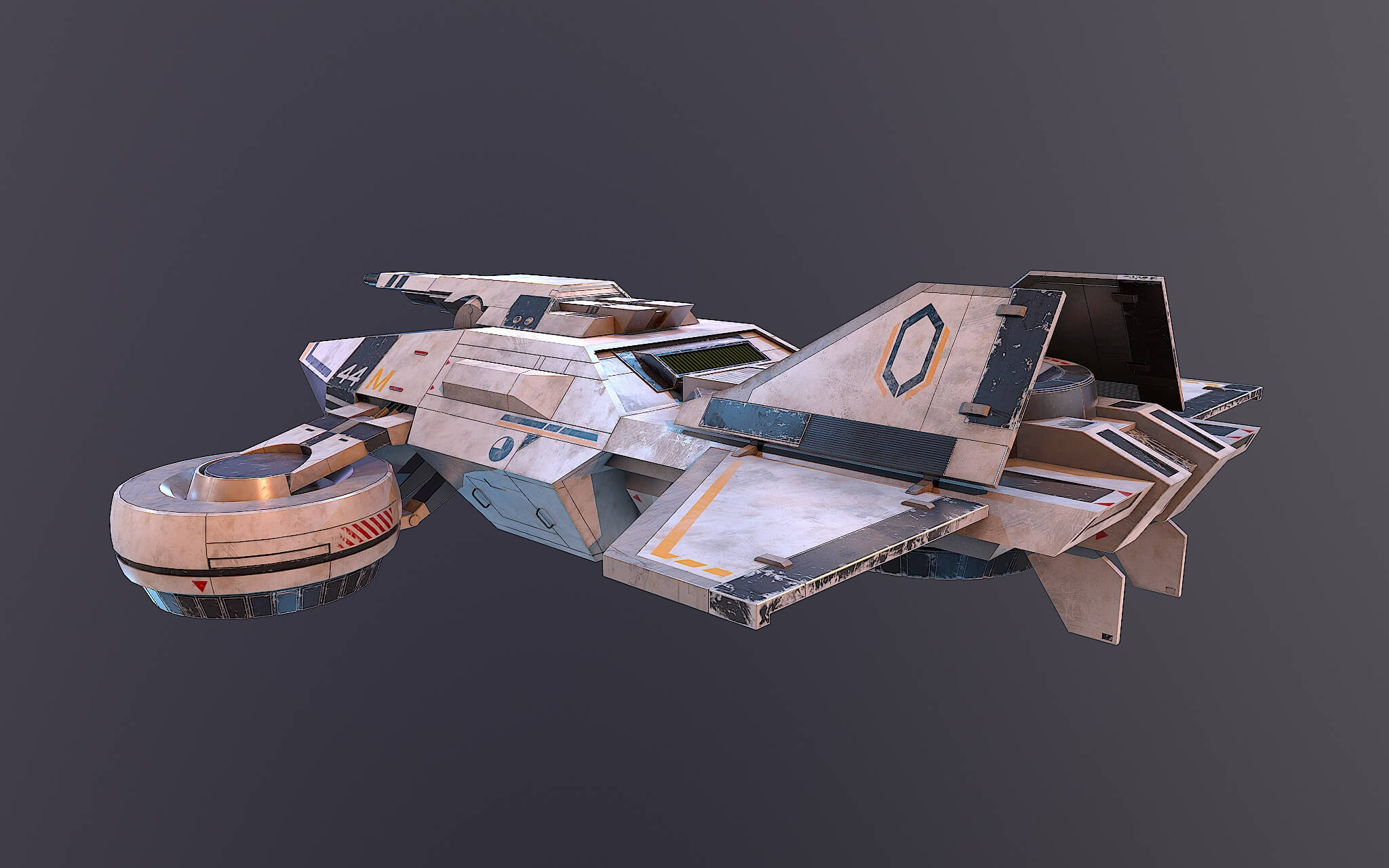 M44 Hammerhead Mass Effect - 3D Model by KATEDRA604