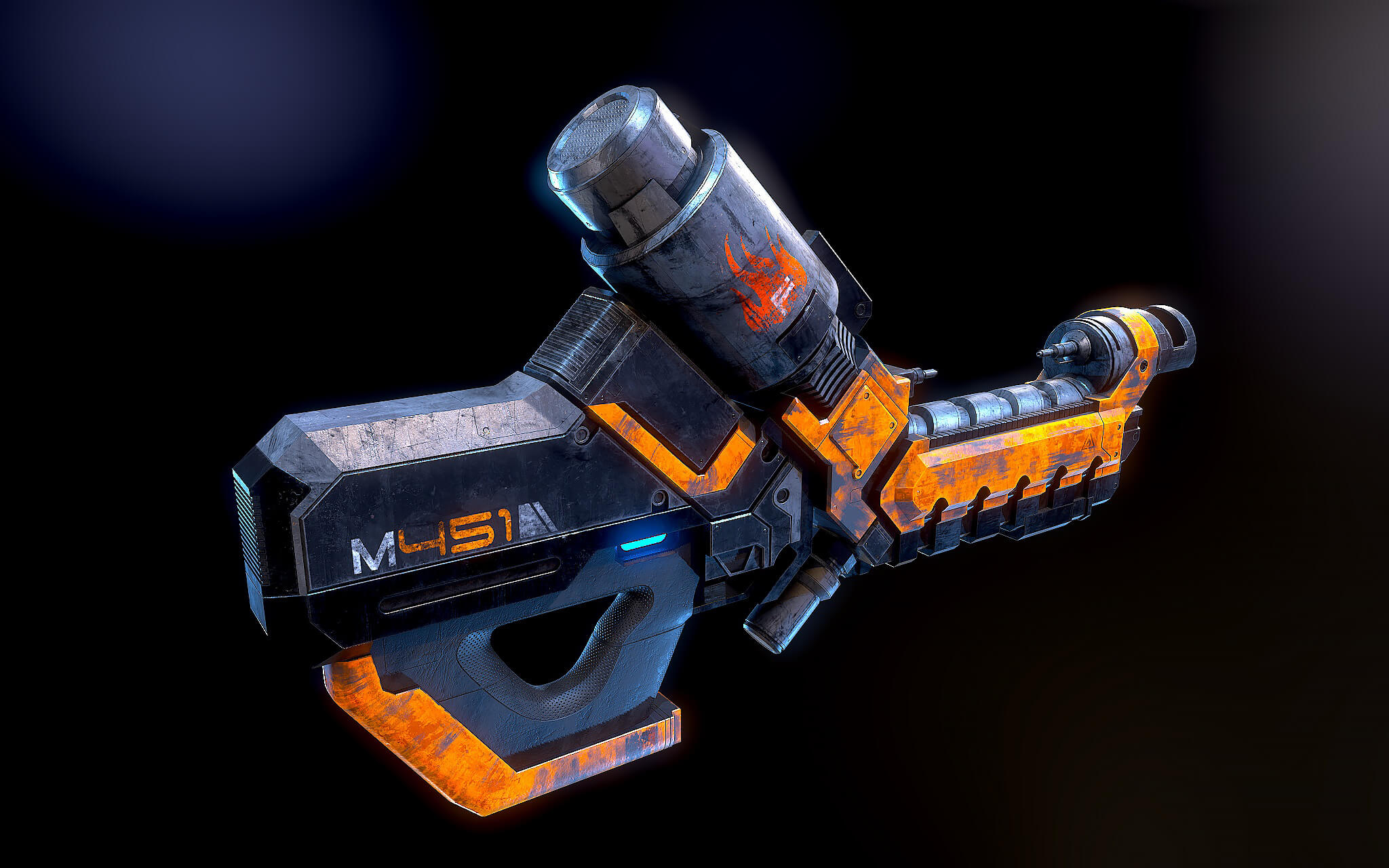 M451Firestorm Mass Effect - 3D Model by KATEDRA604