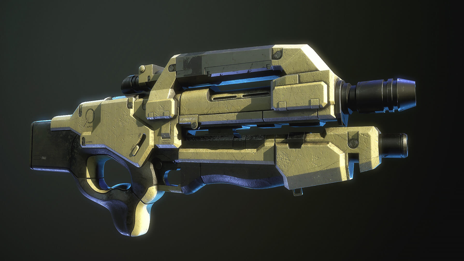 M96 Mattock Mass Effect - 3D Model by KATEDRA604
