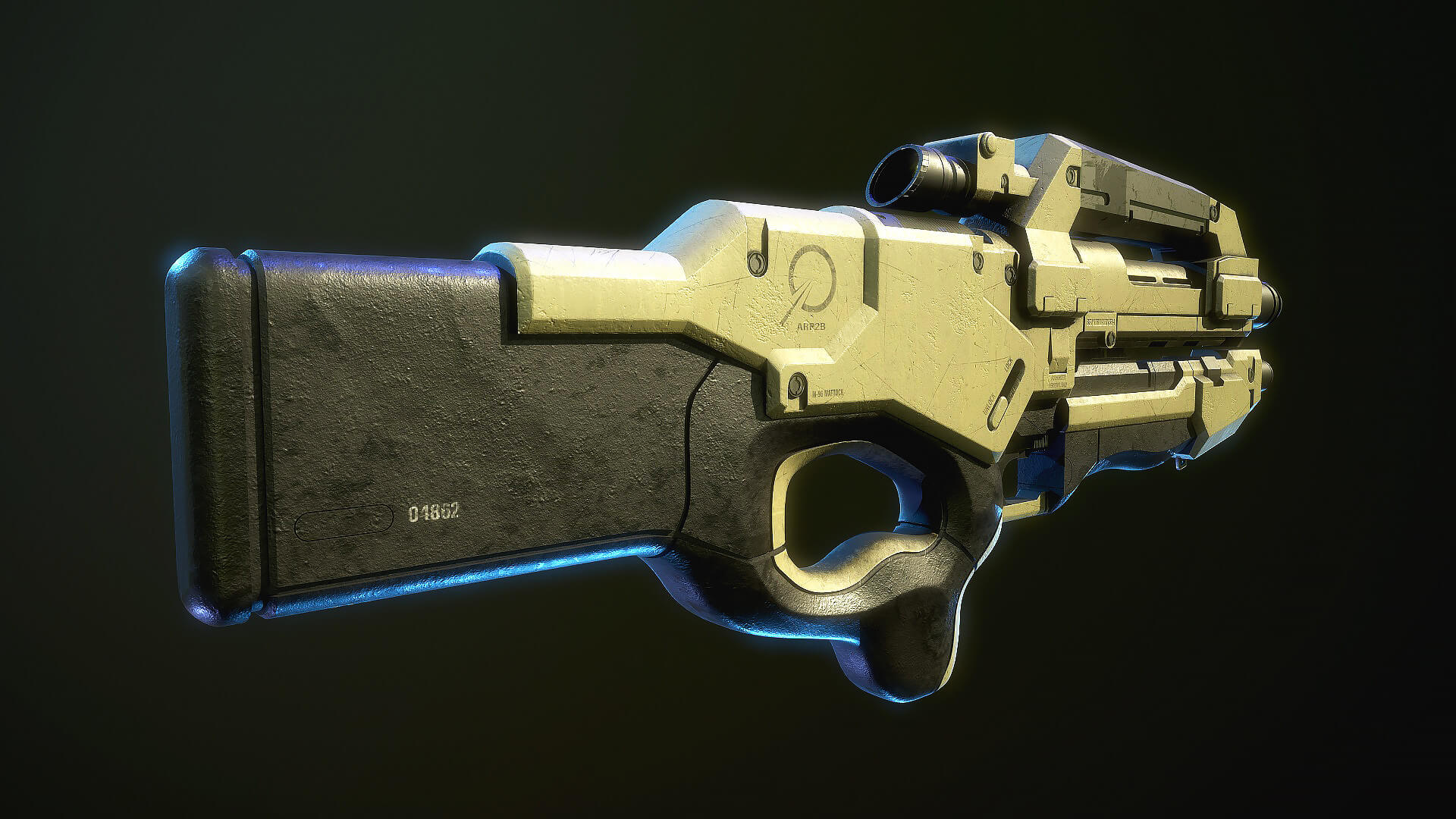 M96 Mattock Mass Effect - 3D Model by KATEDRA604
