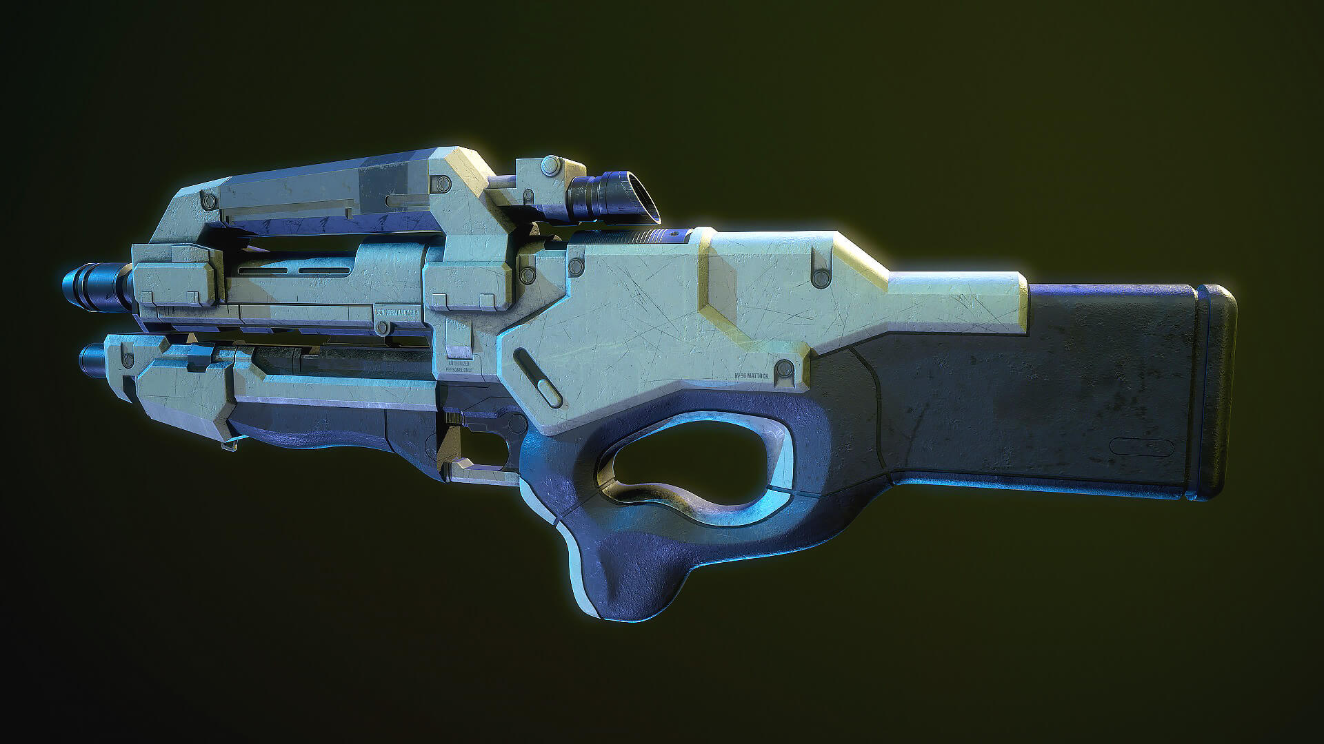 M96 Mattock Mass Effect - 3D Model by KATEDRA604