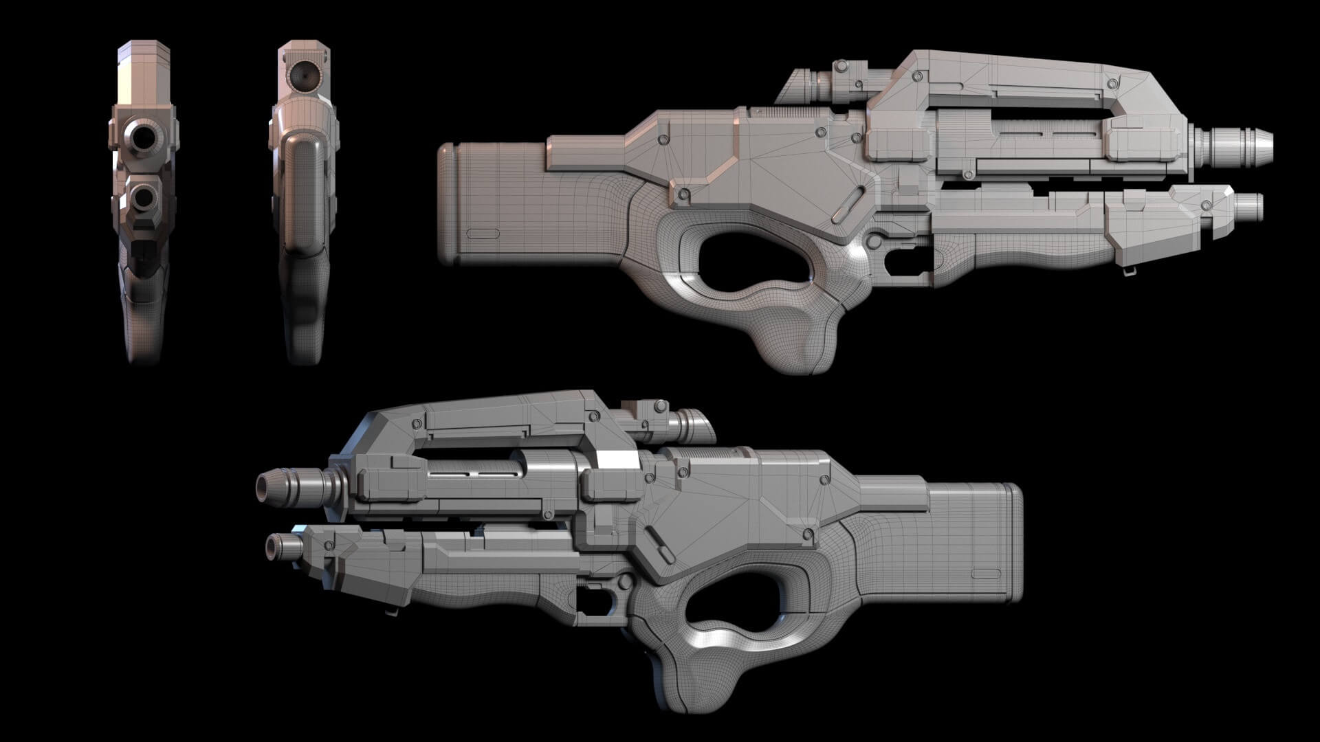 M96 Mattock Mass Effect - 3D Model by KATEDRA604