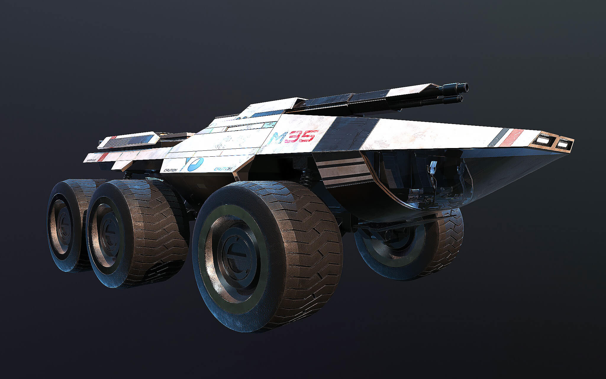 Mako M35 Mass Effect - 3D Model by KATEDRA604