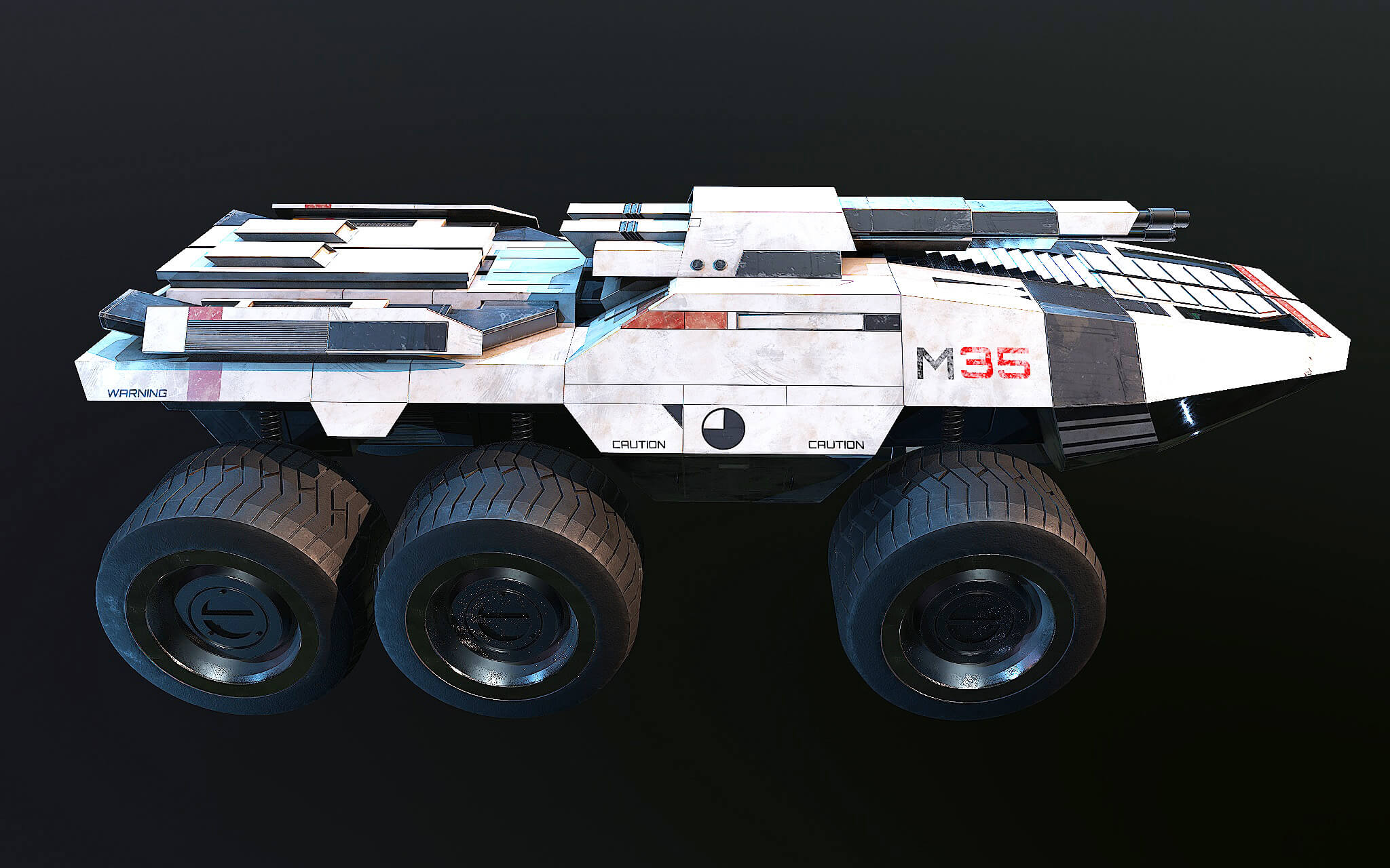 Mako M35 Mass Effect - 3D Model by KATEDRA604