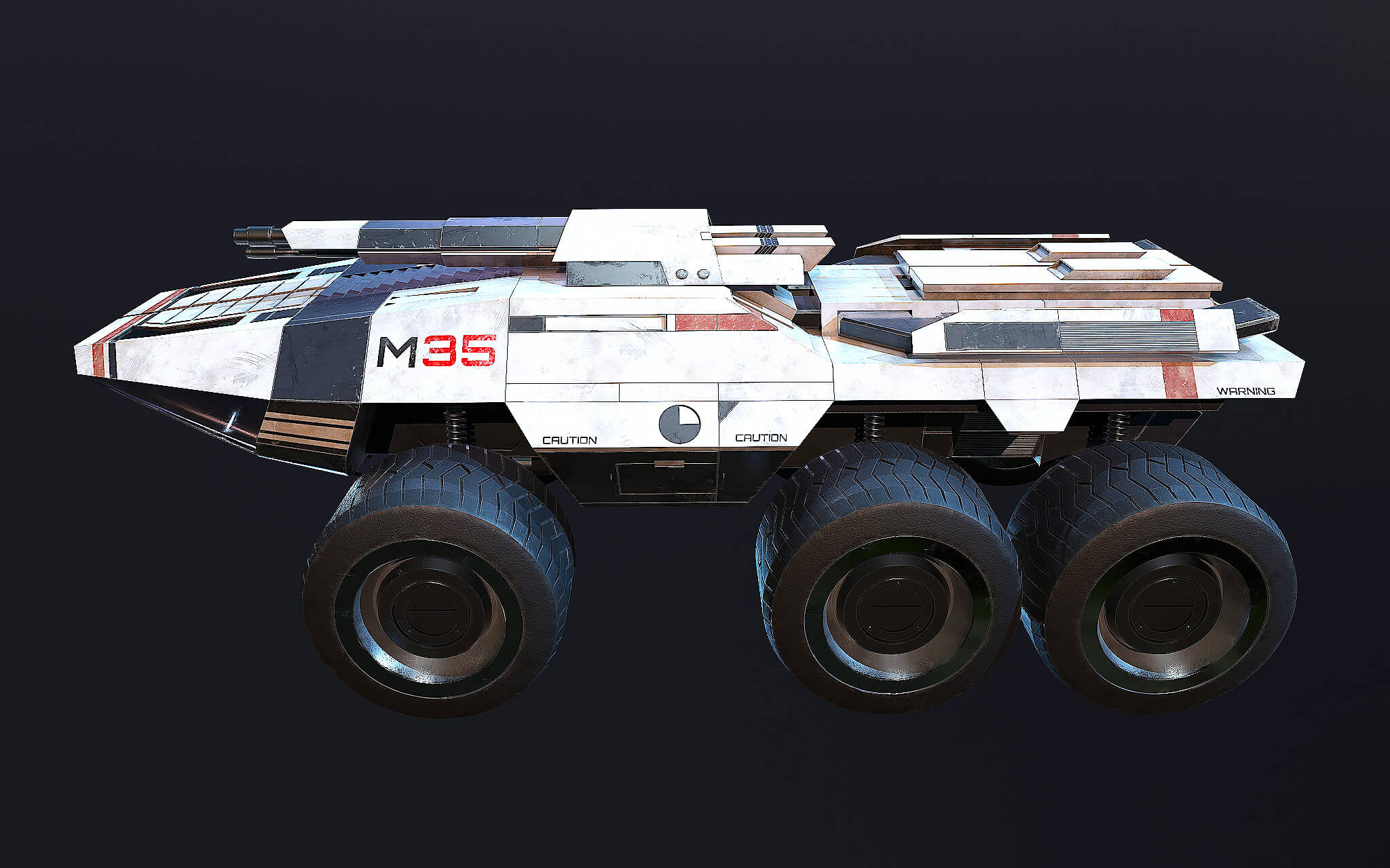 Mako M35 Mass Effect - 3D Model by KATEDRA604