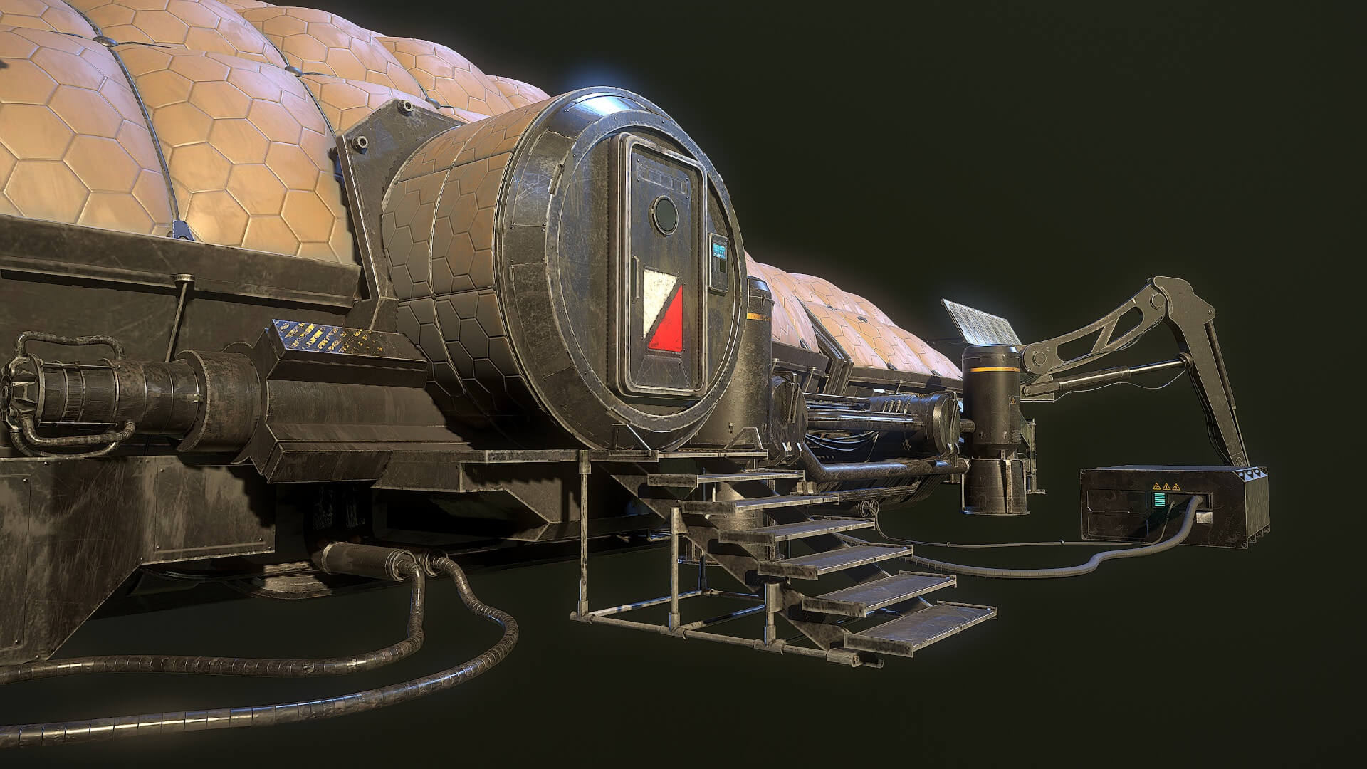 Mars Station - 3D Model by KATEDRA604