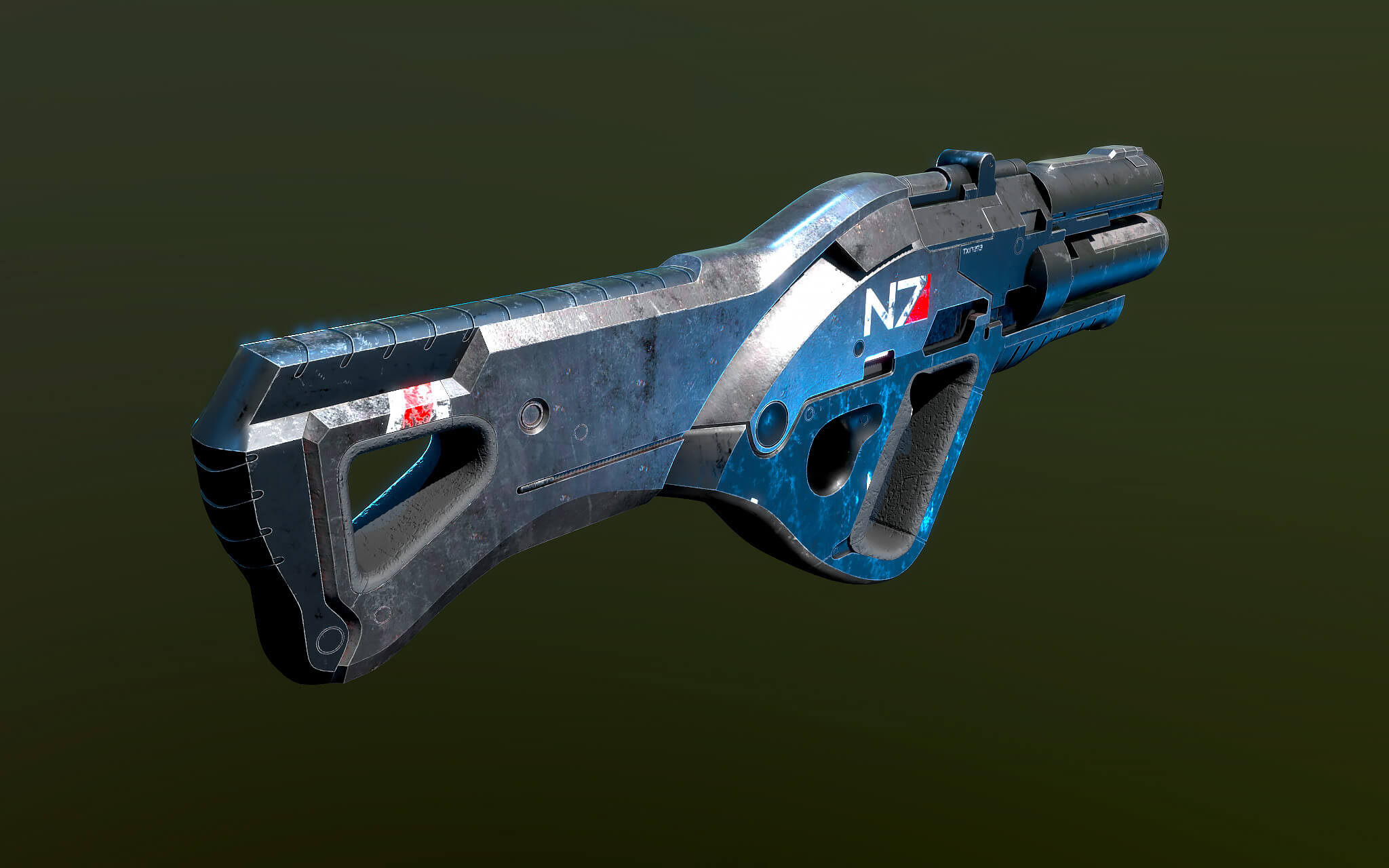 Me3N7 Valkyrie Mass Effect - 3D Model by KATEDRA604