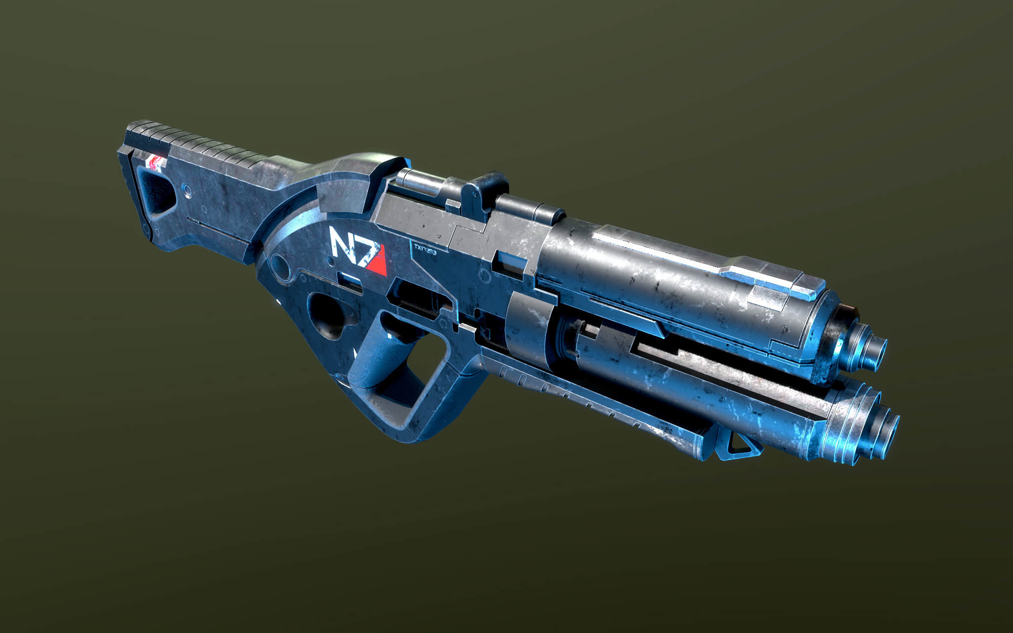 Me3N7 Valkyrie Mass Effect - 3D Model by KATEDRA604