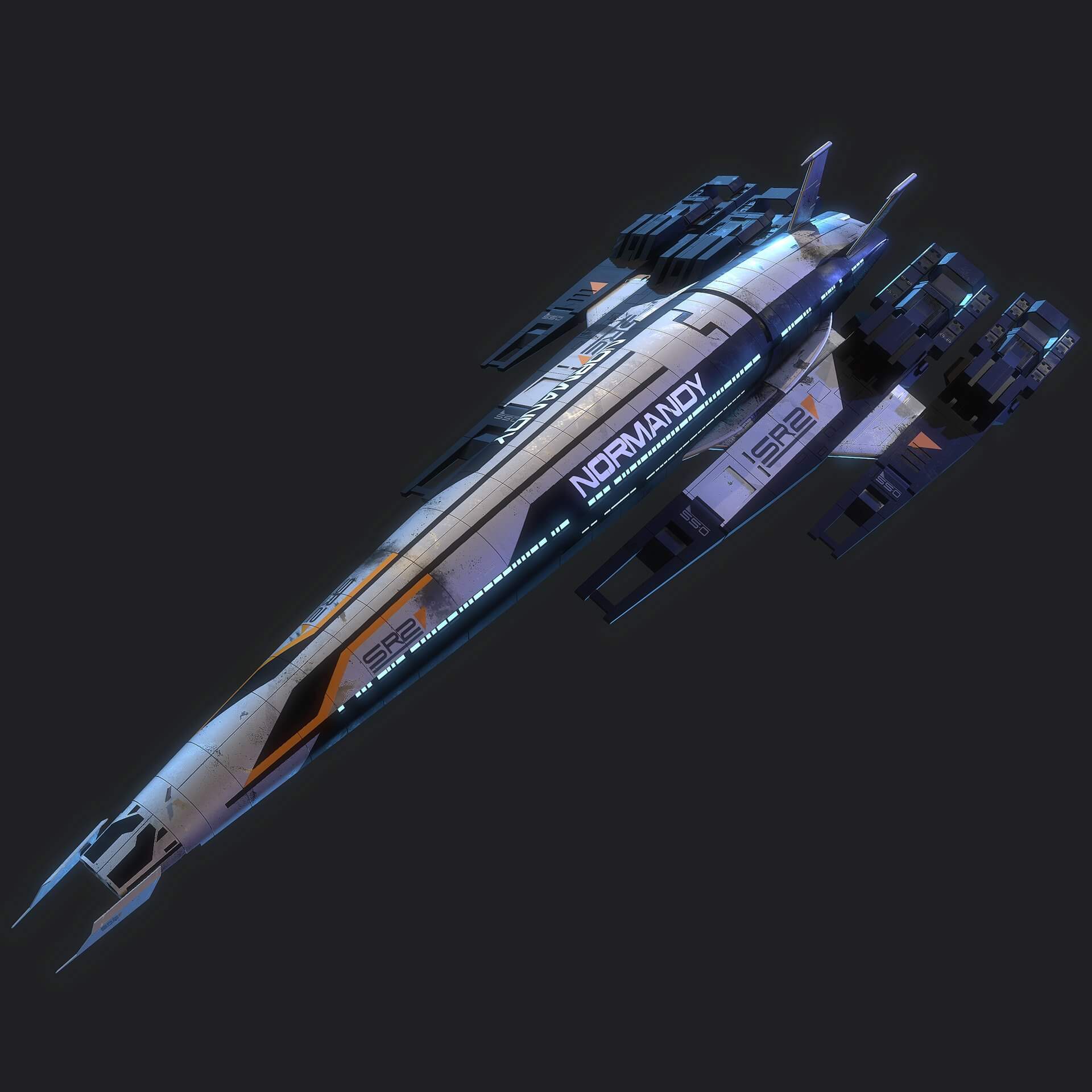 Normandy SR-2 Mass Effect 3D Model by KATEDRA604