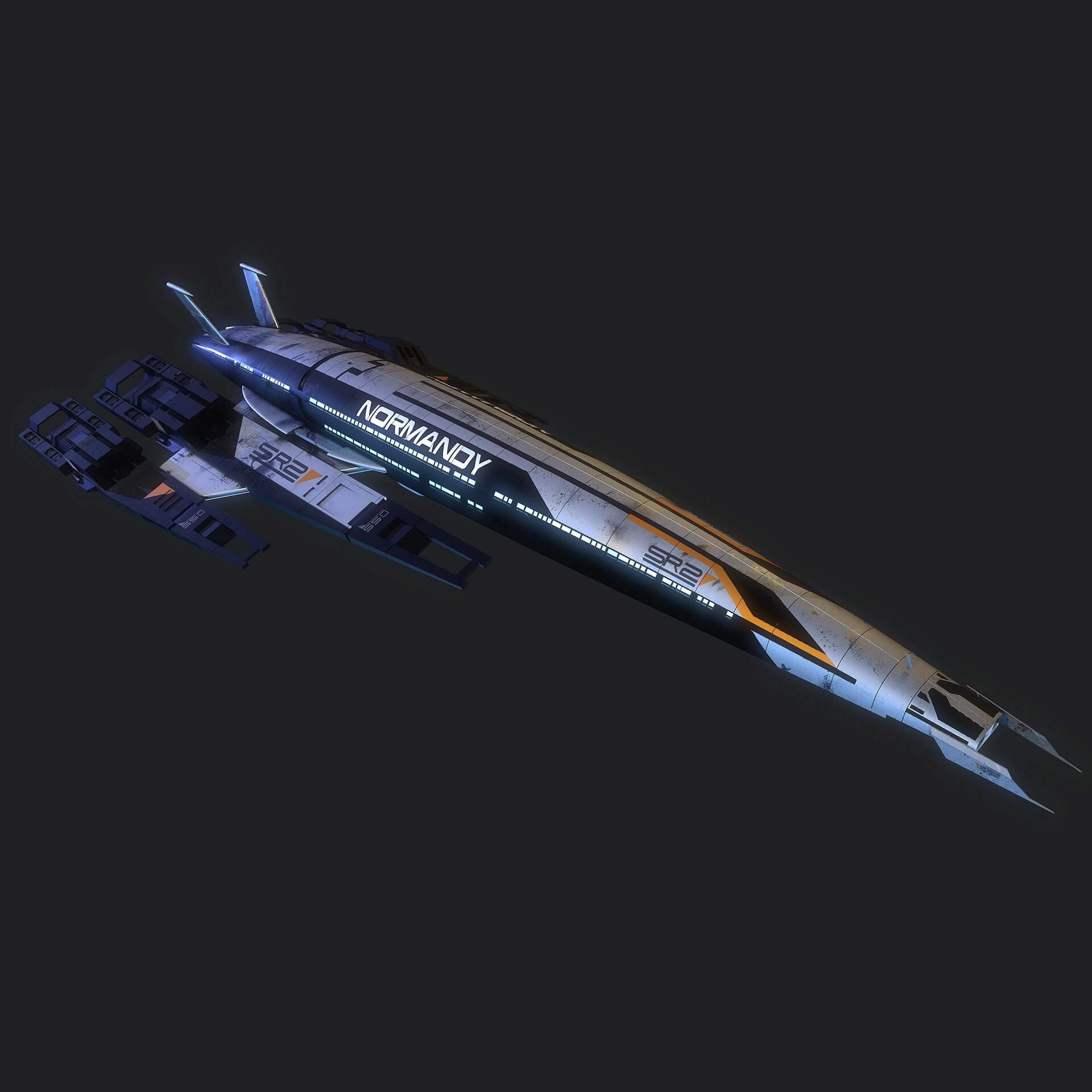 Normandy SR-2 Mass Effect 3D Model by KATEDRA604