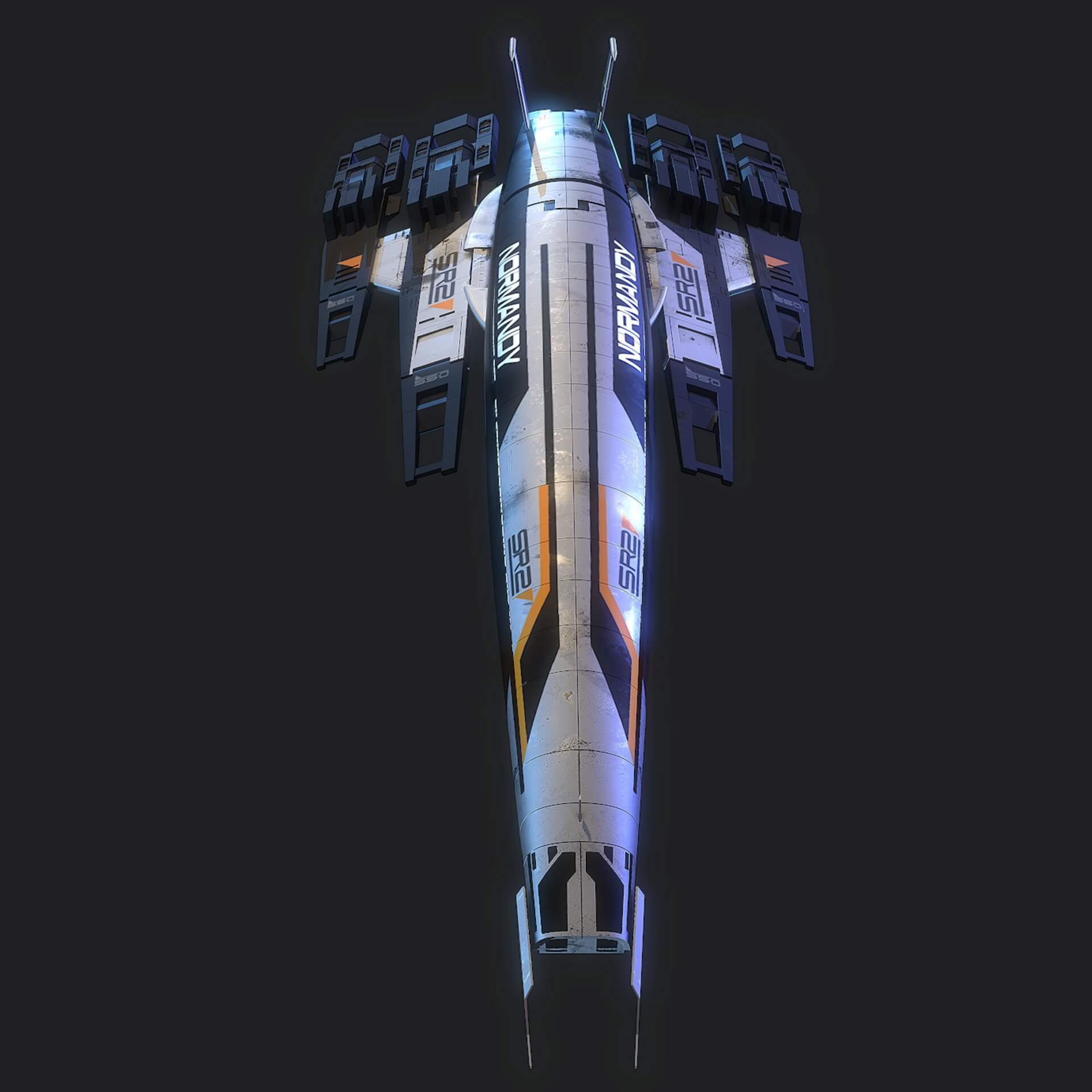 Normandy SR-2 Mass Effect 3D Model by KATEDRA604