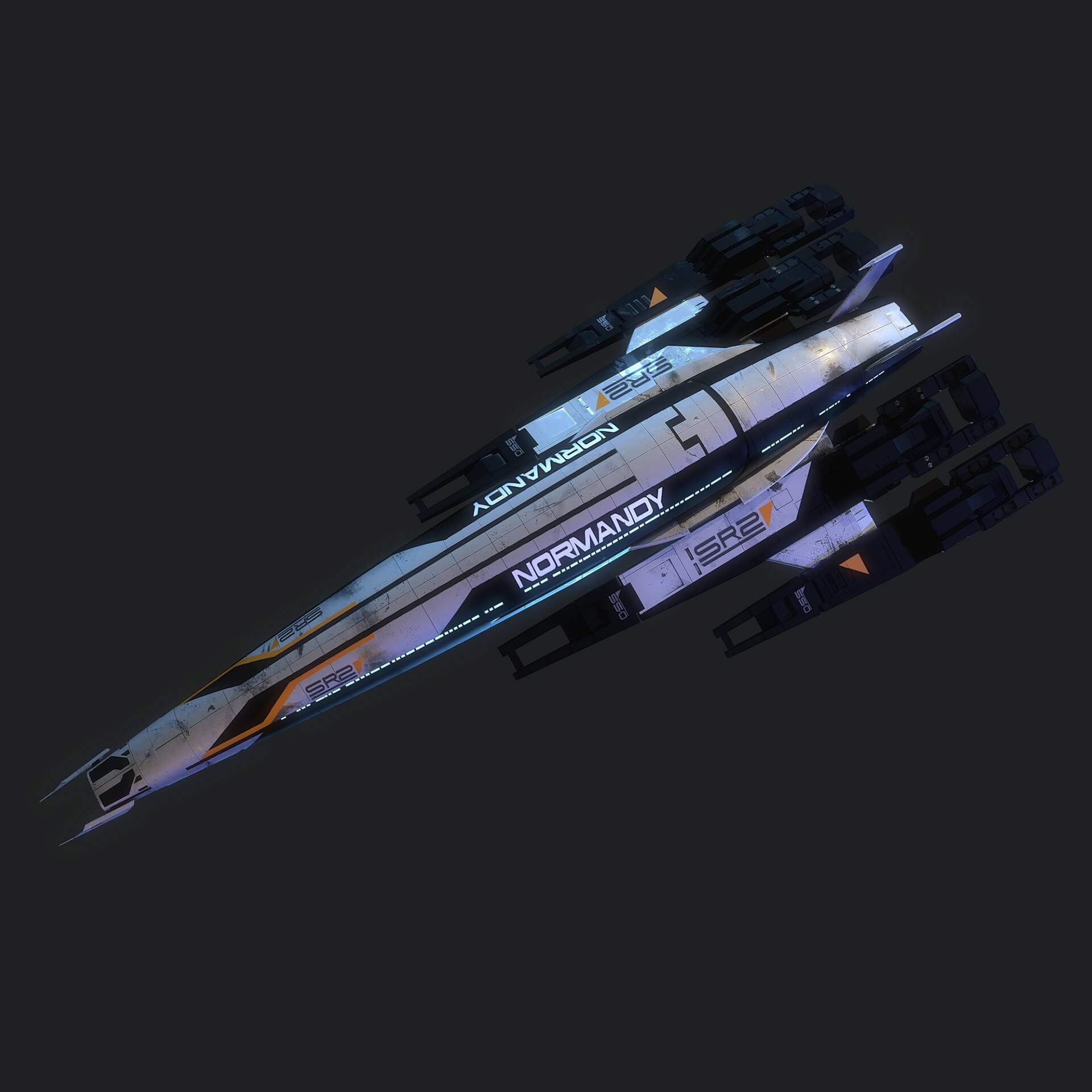 Normandy SR-2 Mass Effect 3D Model by KATEDRA604