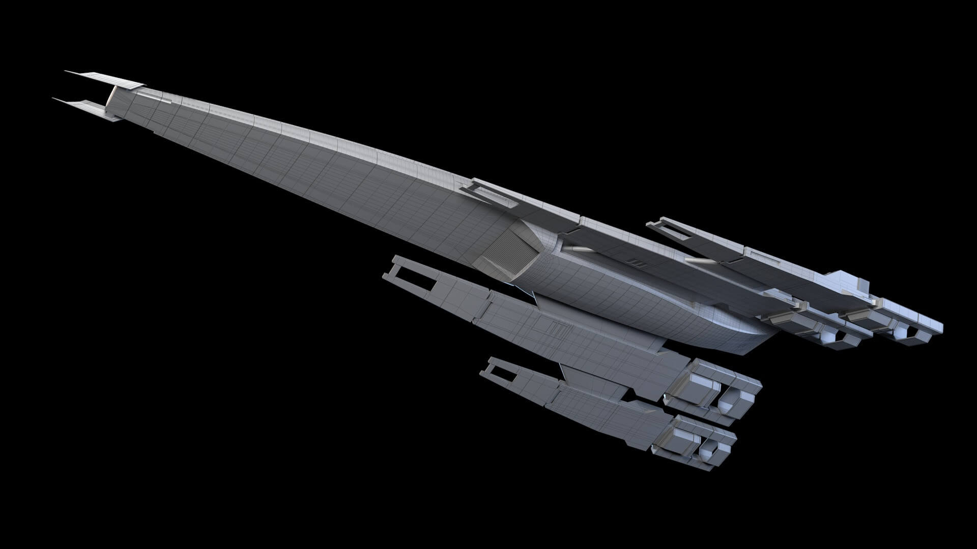 Normandy SR-2 Mass Effect 3D Model by KATEDRA604