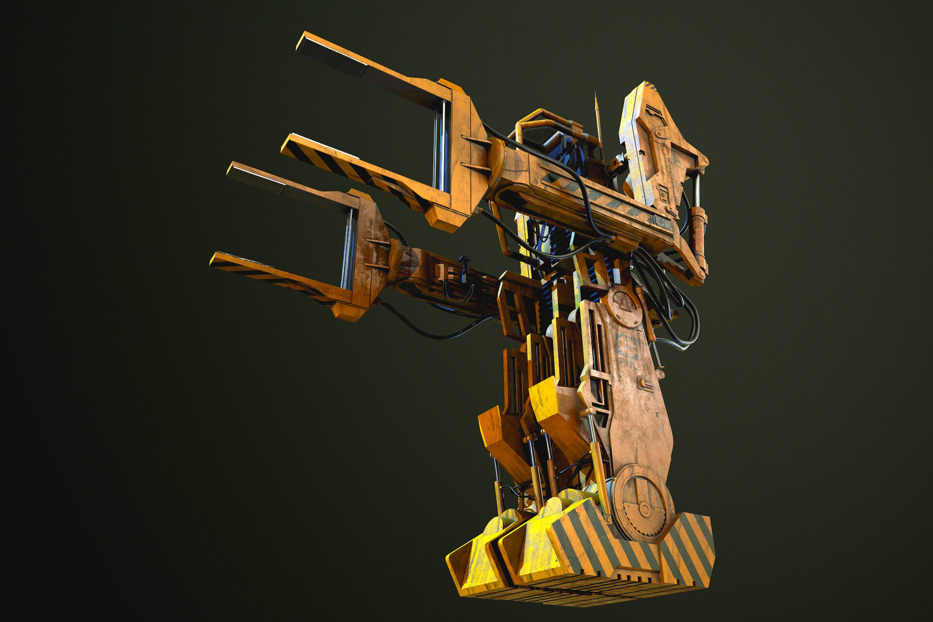P-5000 Powered Work Loader 3D Model by KATEDRA604