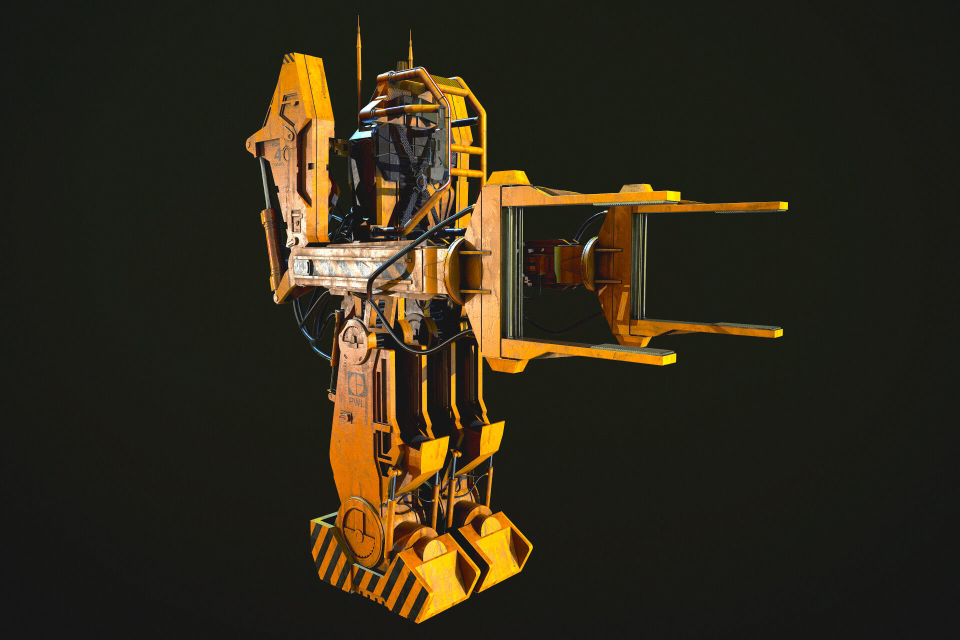 P-5000 Powered Work Loader 3D Model by KATEDRA604