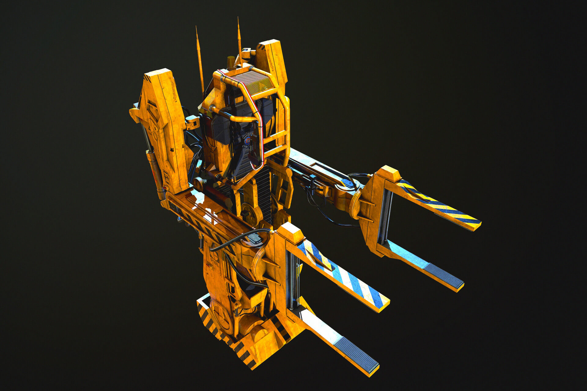 P-5000 Powered Work Loader 3D Model by KATEDRA604