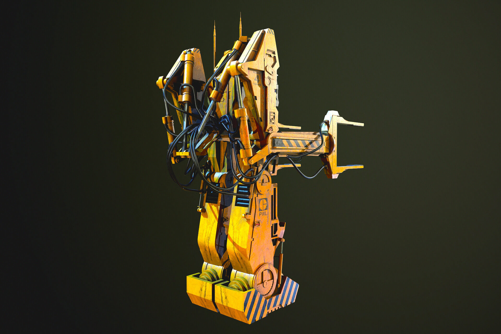 P-5000 Powered Work Loader 3D Model by KATEDRA604