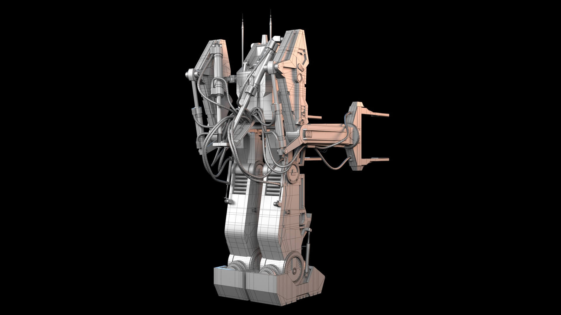 P-5000 Powered Work Loader 3D Model by KATEDRA604