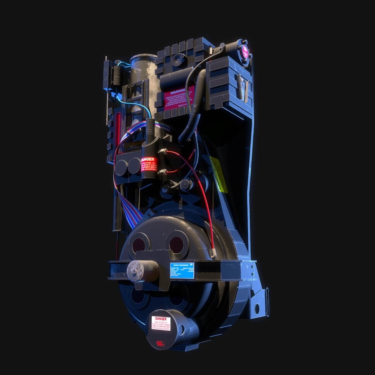 Proton Pack Ghostbusters - 3D Model by KATEDRA604
