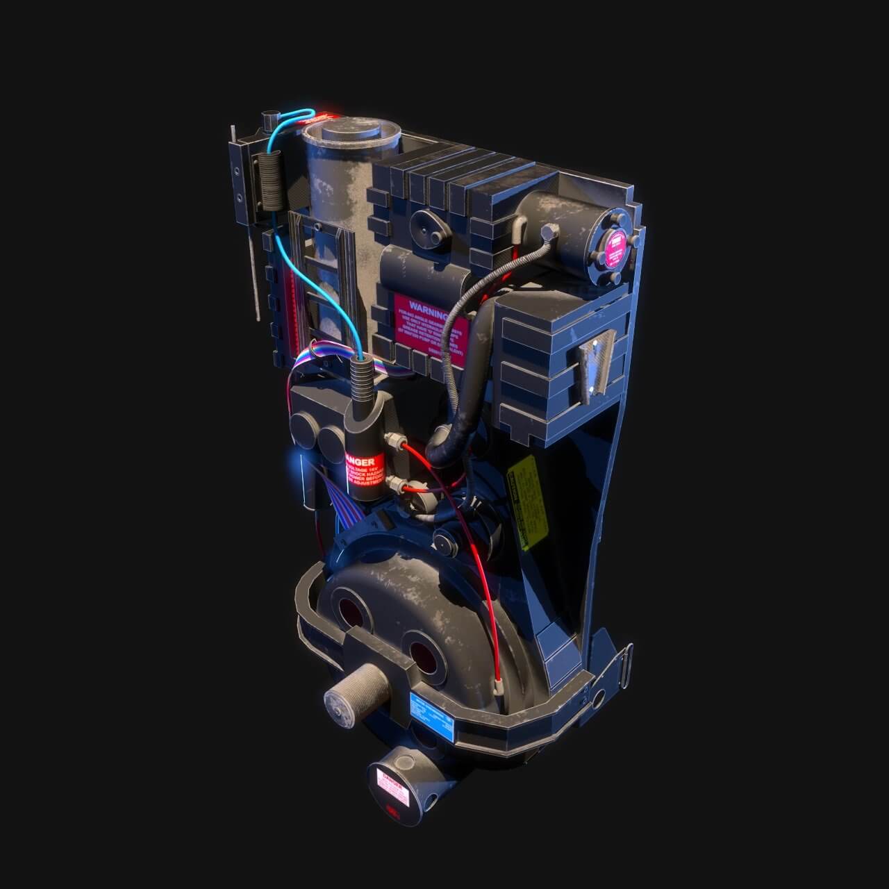 Proton Pack Ghostbusters - 3D Model by KATEDRA604