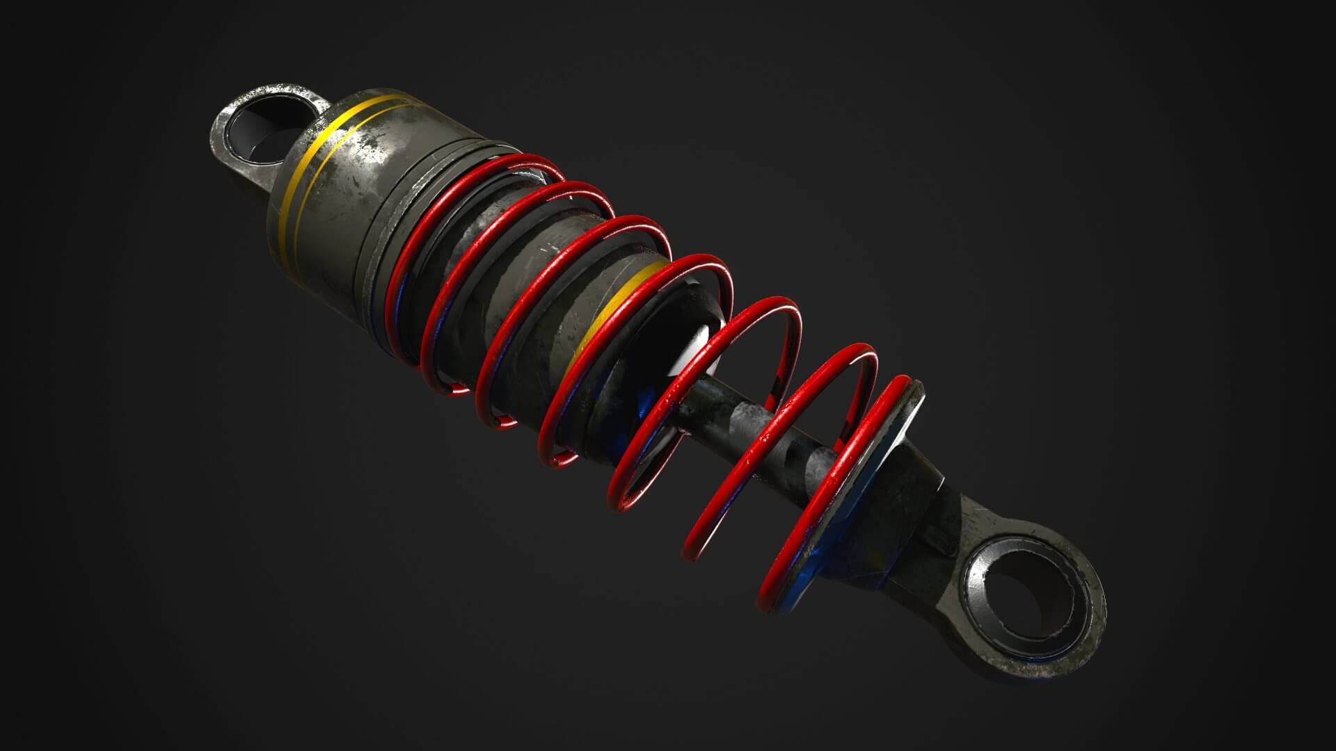 Shock Absorber - 3D Model by KATEDRA604