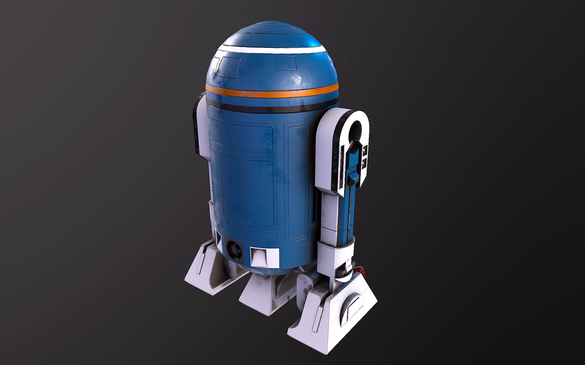 SK-620 Star Wars Low Poly 3D Model by KATEDRA604