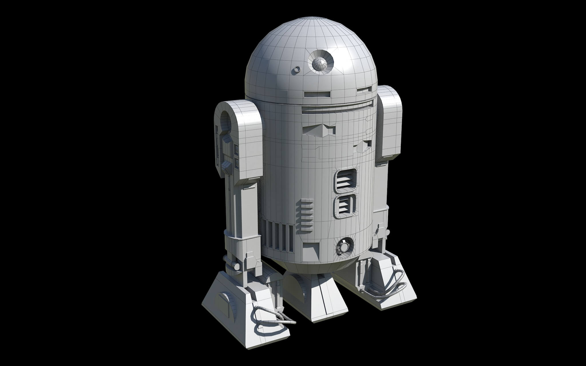 SK-620 Star Wars Low Poly 3D Model by KATEDRA604