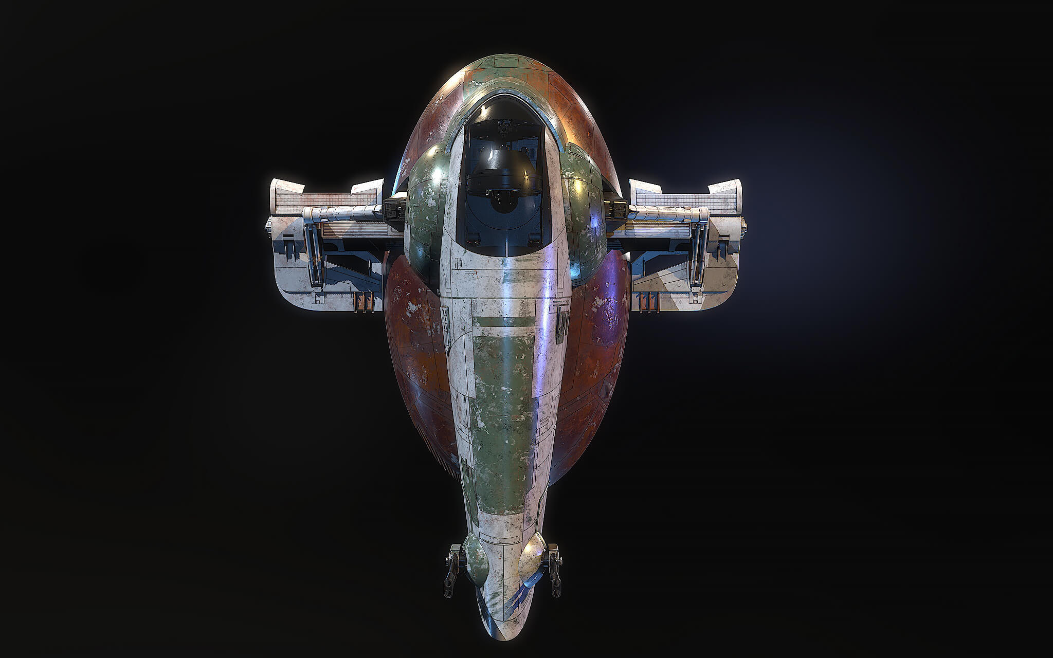 Slave 1 Star Wars - 3D Model by KATEDRA604