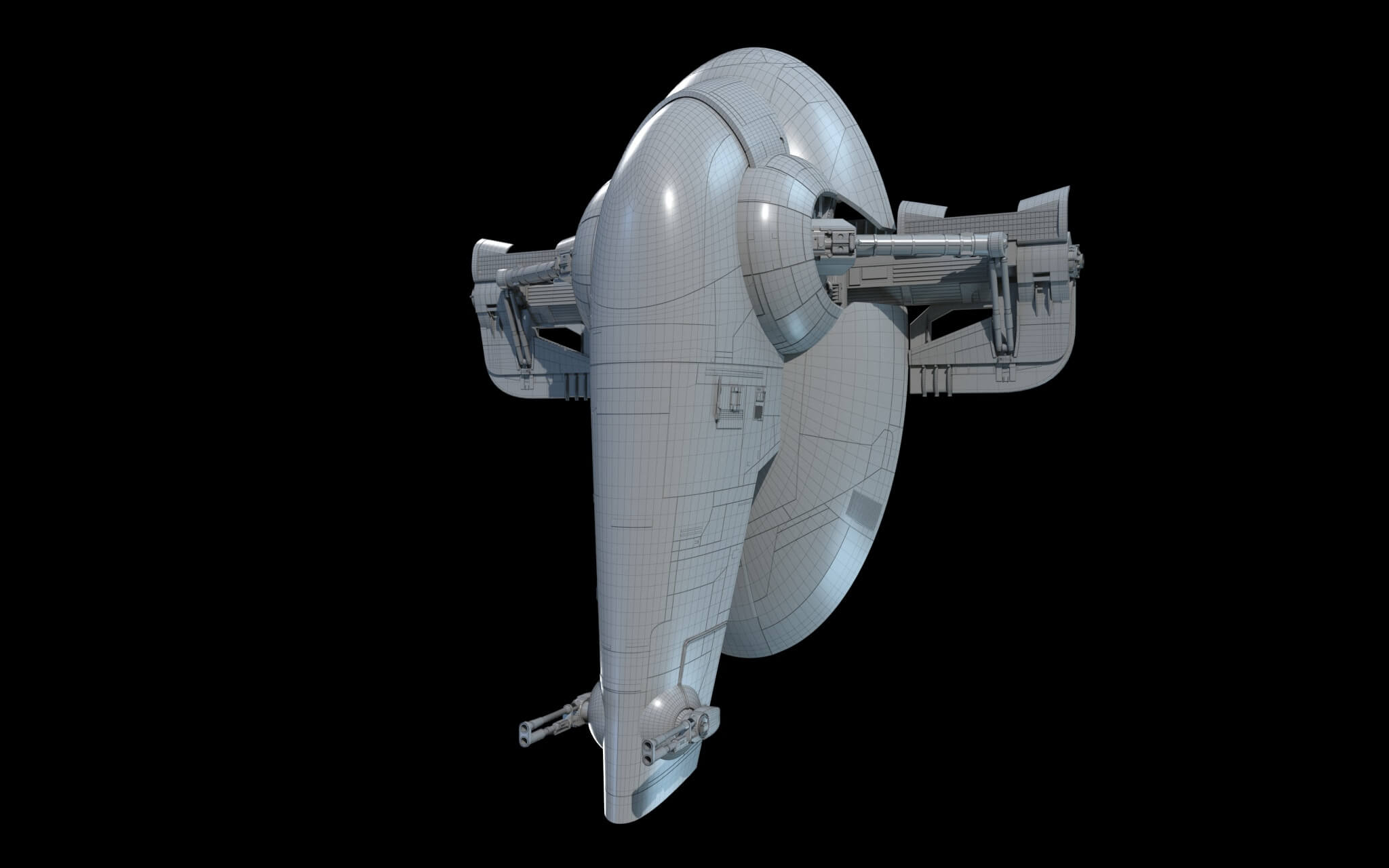 Slave 1 Star Wars - 3D Model by KATEDRA604