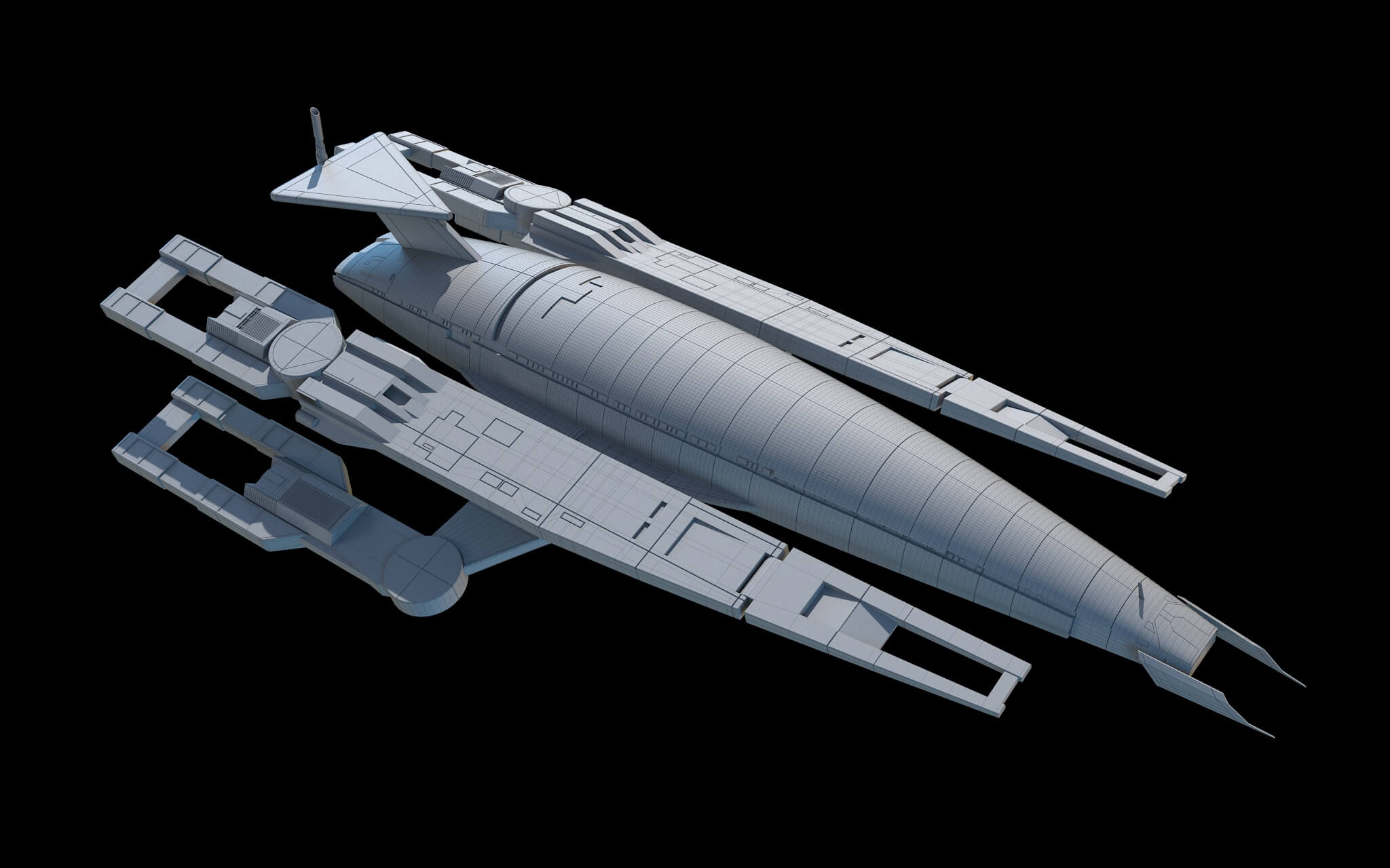 Sr1 Normandy Mass Effect 3d Model By Katedra604 7186
