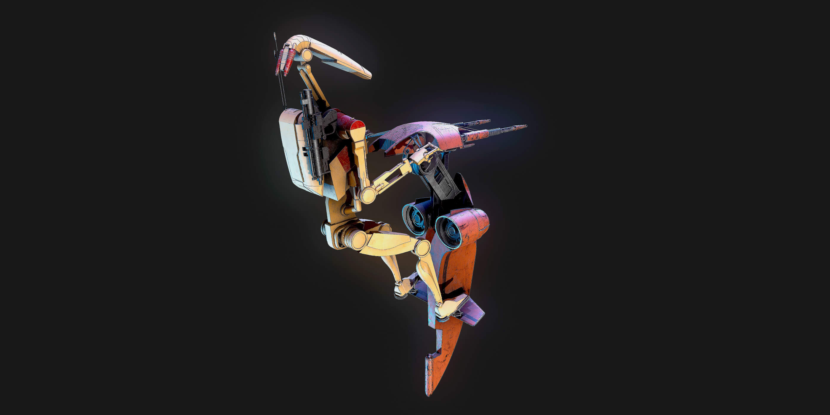 Stap Custom Build Star Wars - 3D Model by KATEDRA604