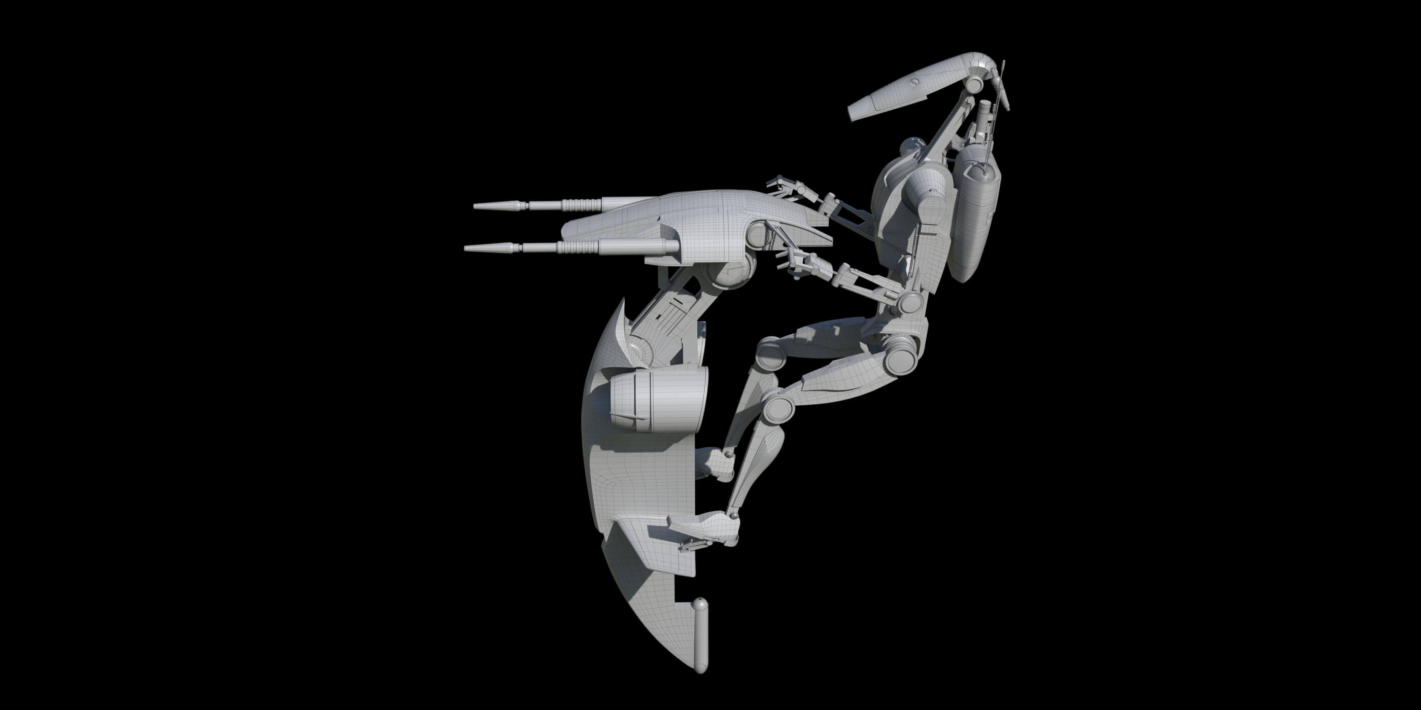 Stap Custom Build Star Wars - 3D Model by KATEDRA604