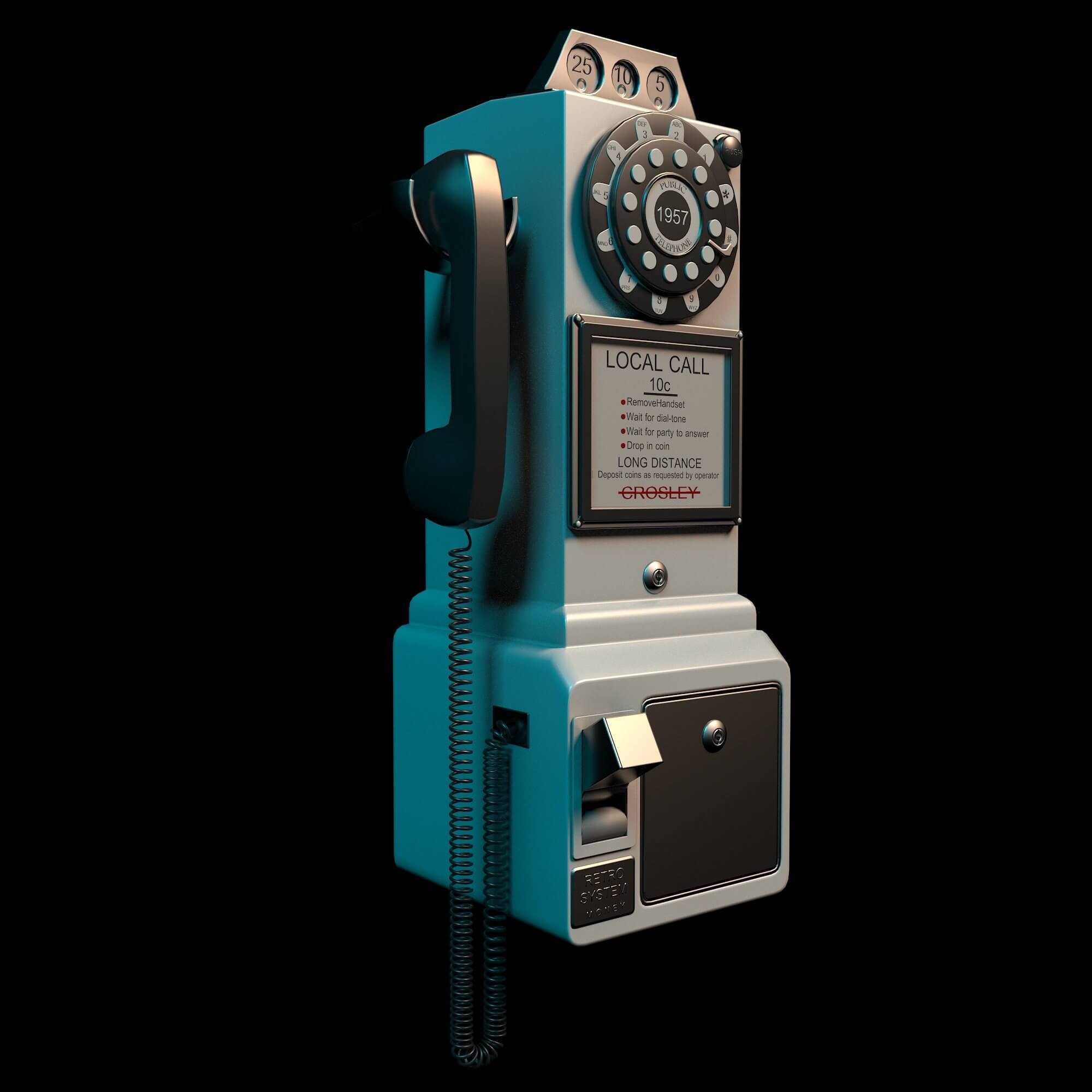 Telephone - 3D Model by KATEDRA604