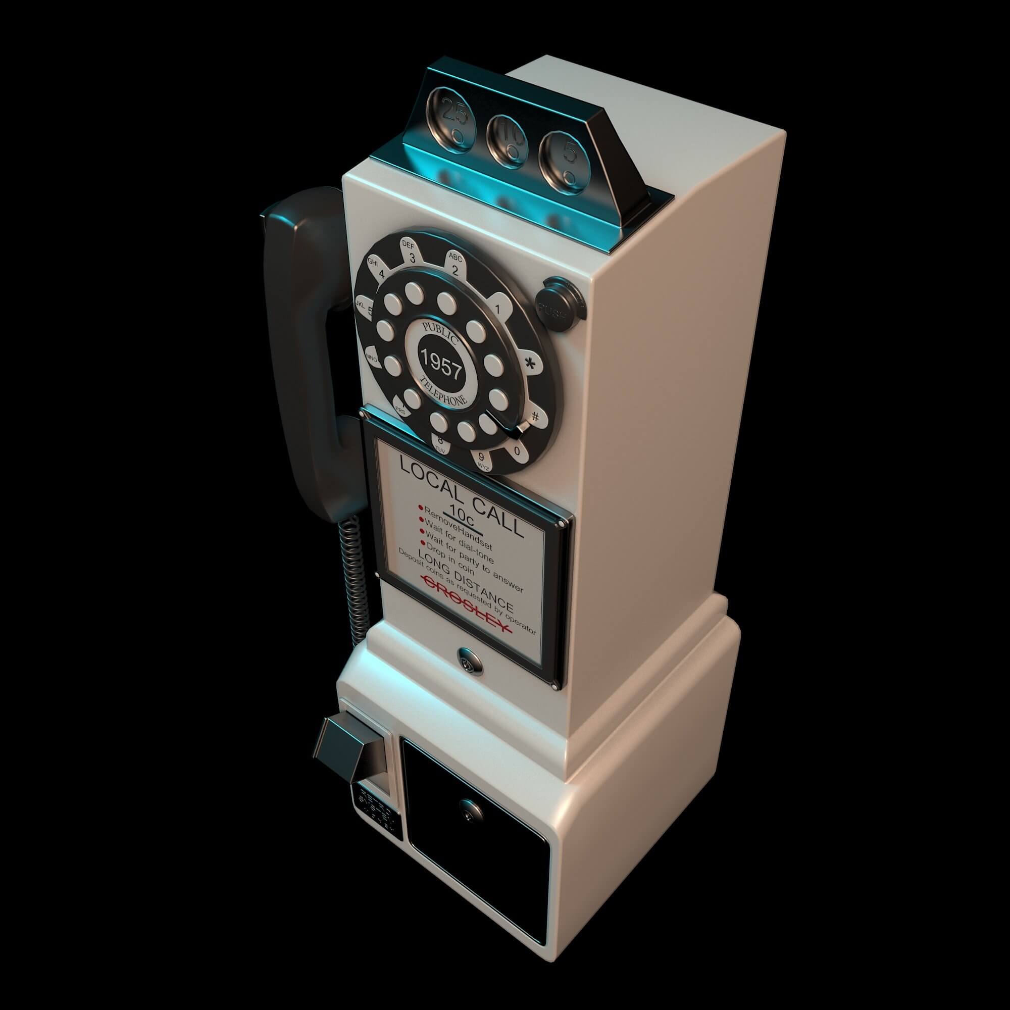 Telephone - 3D Model by KATEDRA604