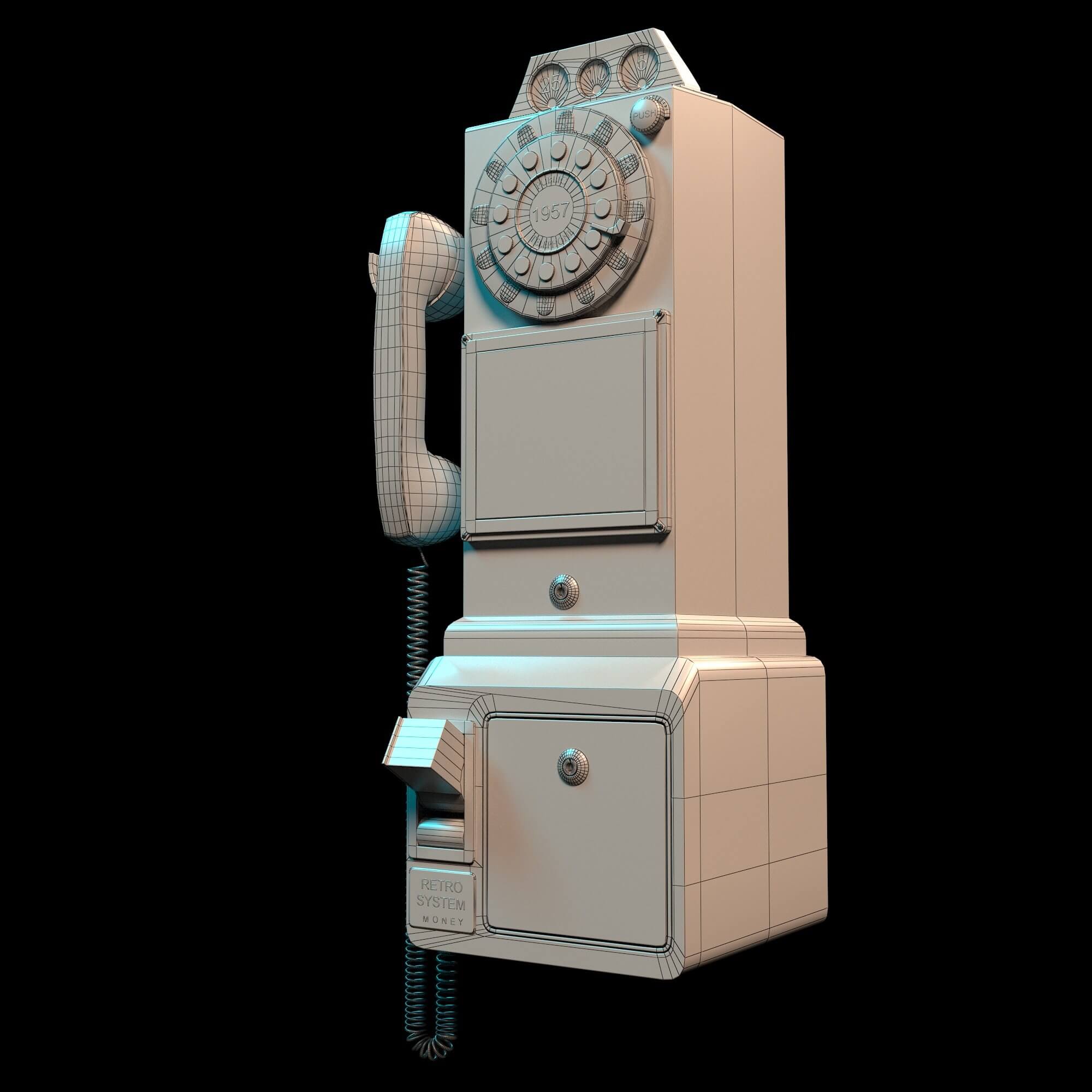 Telephone - 3D Model by KATEDRA604