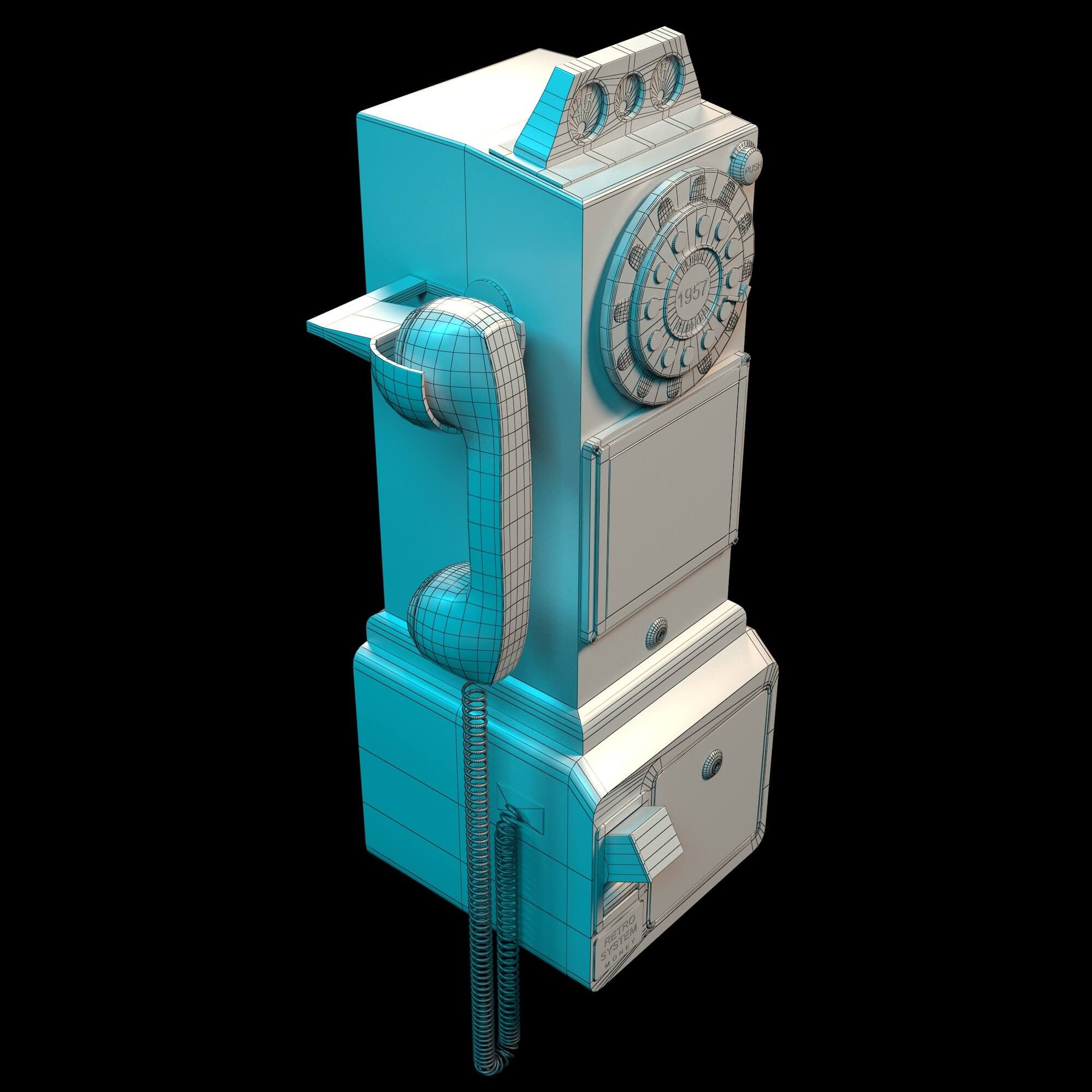 Telephone - 3D Model by KATEDRA604