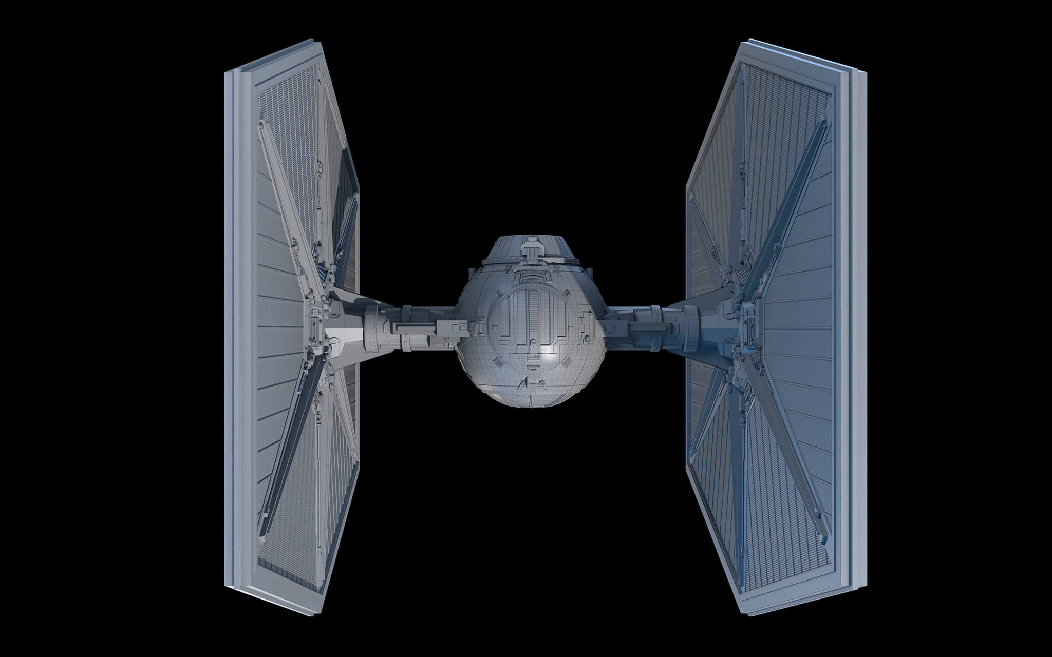 Tie Fighter Star Wars - 3D Model by KATEDRA604