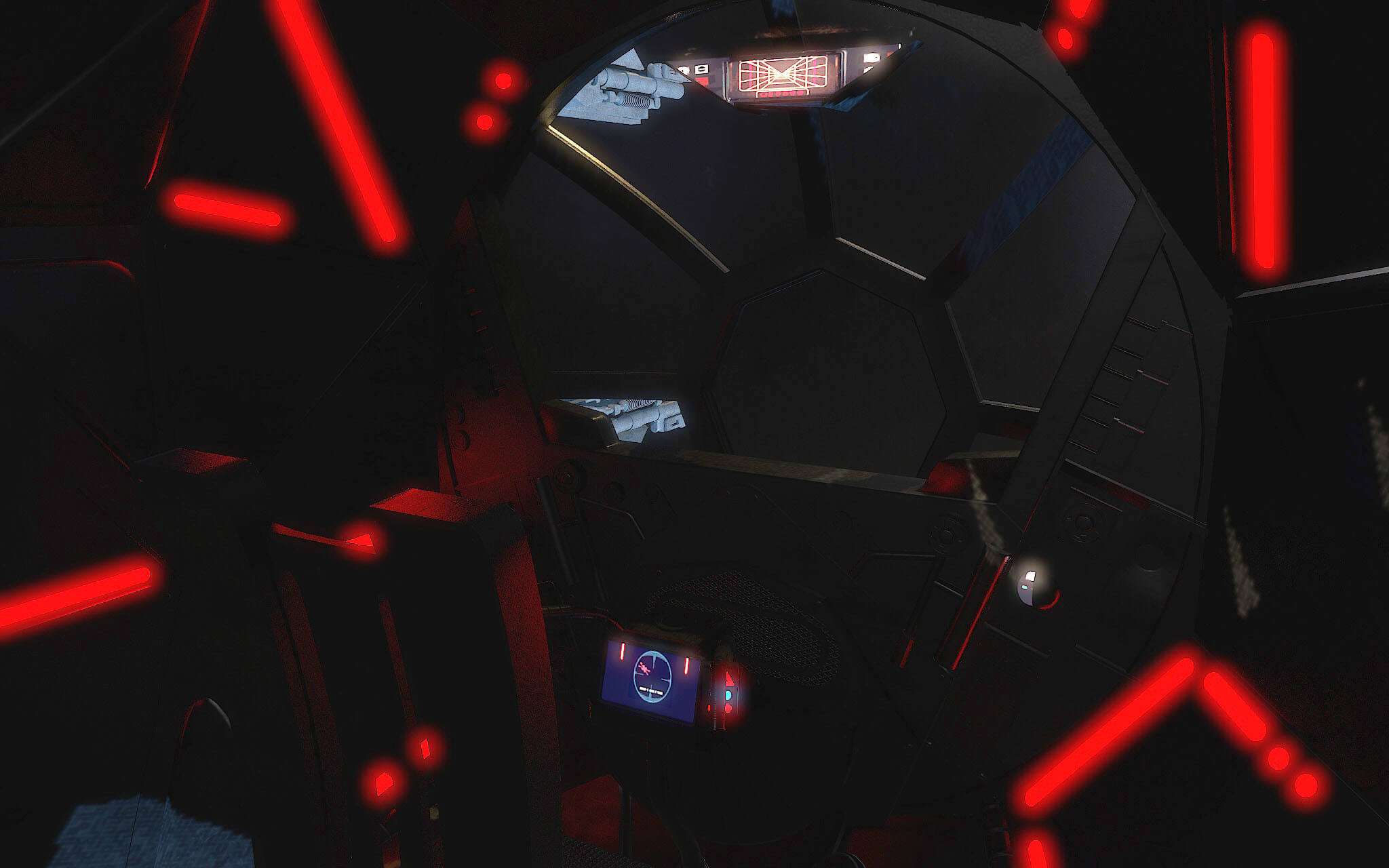 Tie Interceptor Star Wars - 3D Model by KATEDRA604