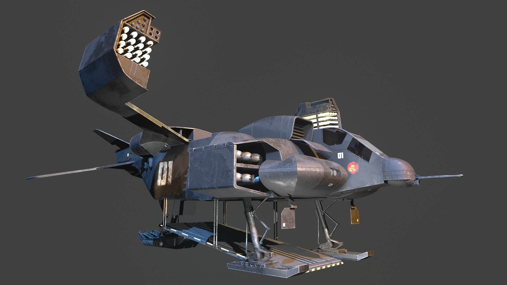 UD4 Cheyenne from Aliens - 3D Model by KATEDRA604