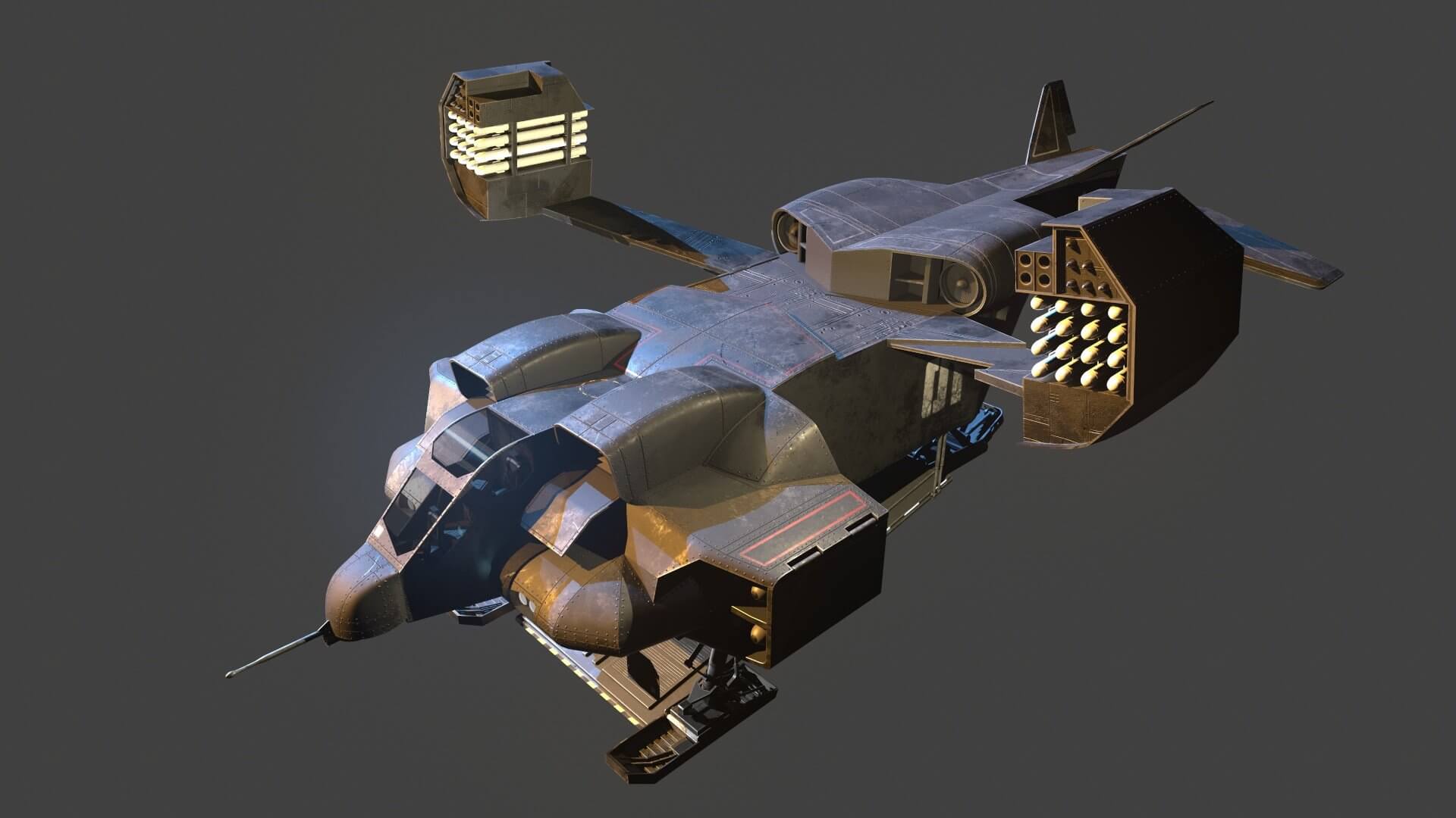 UD4 Cheyenne from Aliens - 3D Model by KATEDRA604