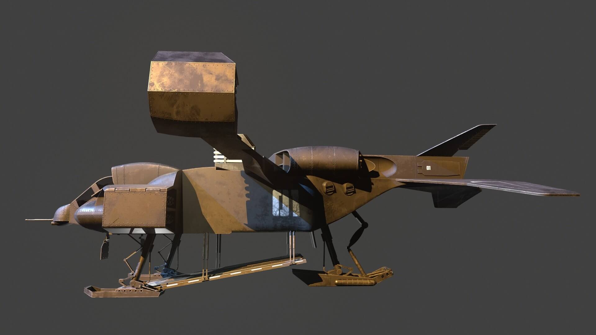 UD4 Cheyenne from Aliens - 3D Model by KATEDRA604