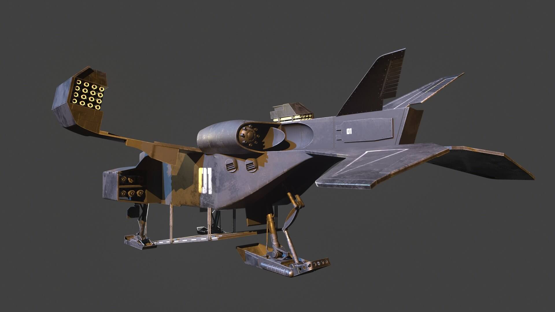 UD4 Cheyenne from Aliens - 3D Model by KATEDRA604