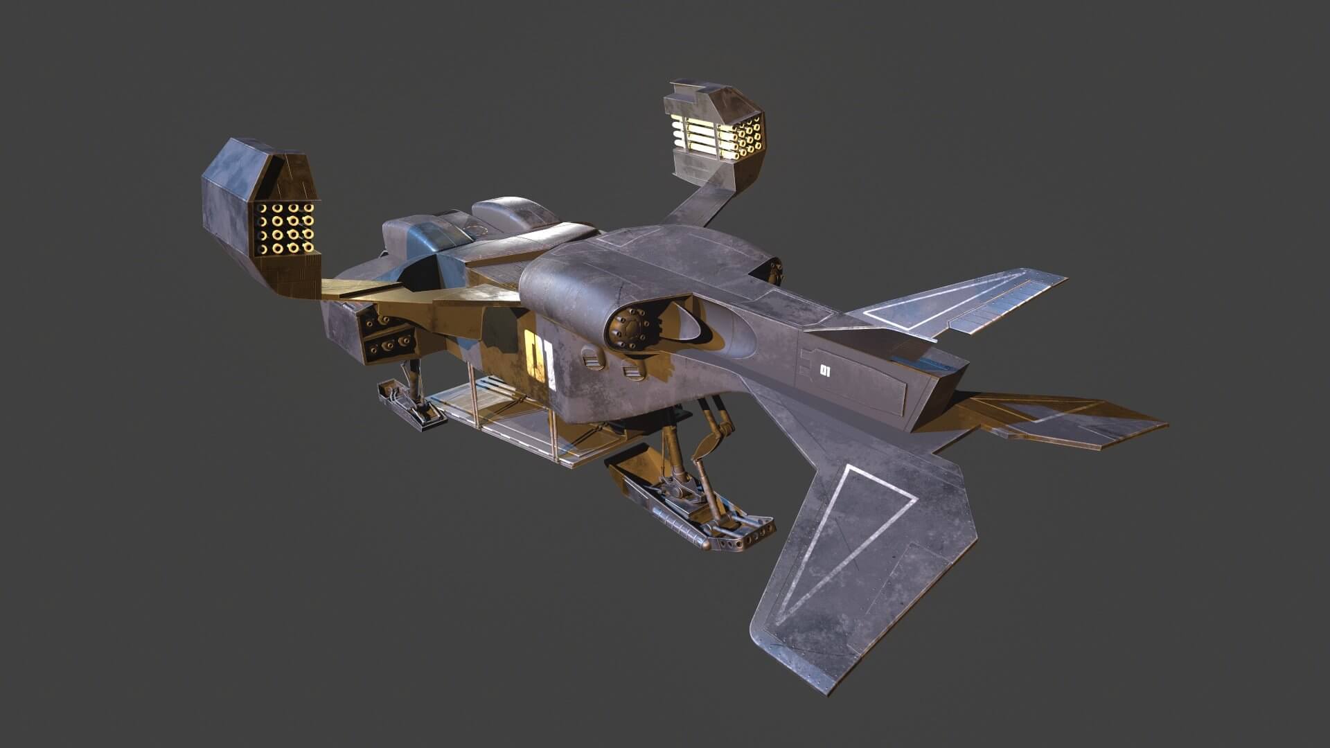 UD4 Cheyenne from Aliens - 3D Model by KATEDRA604