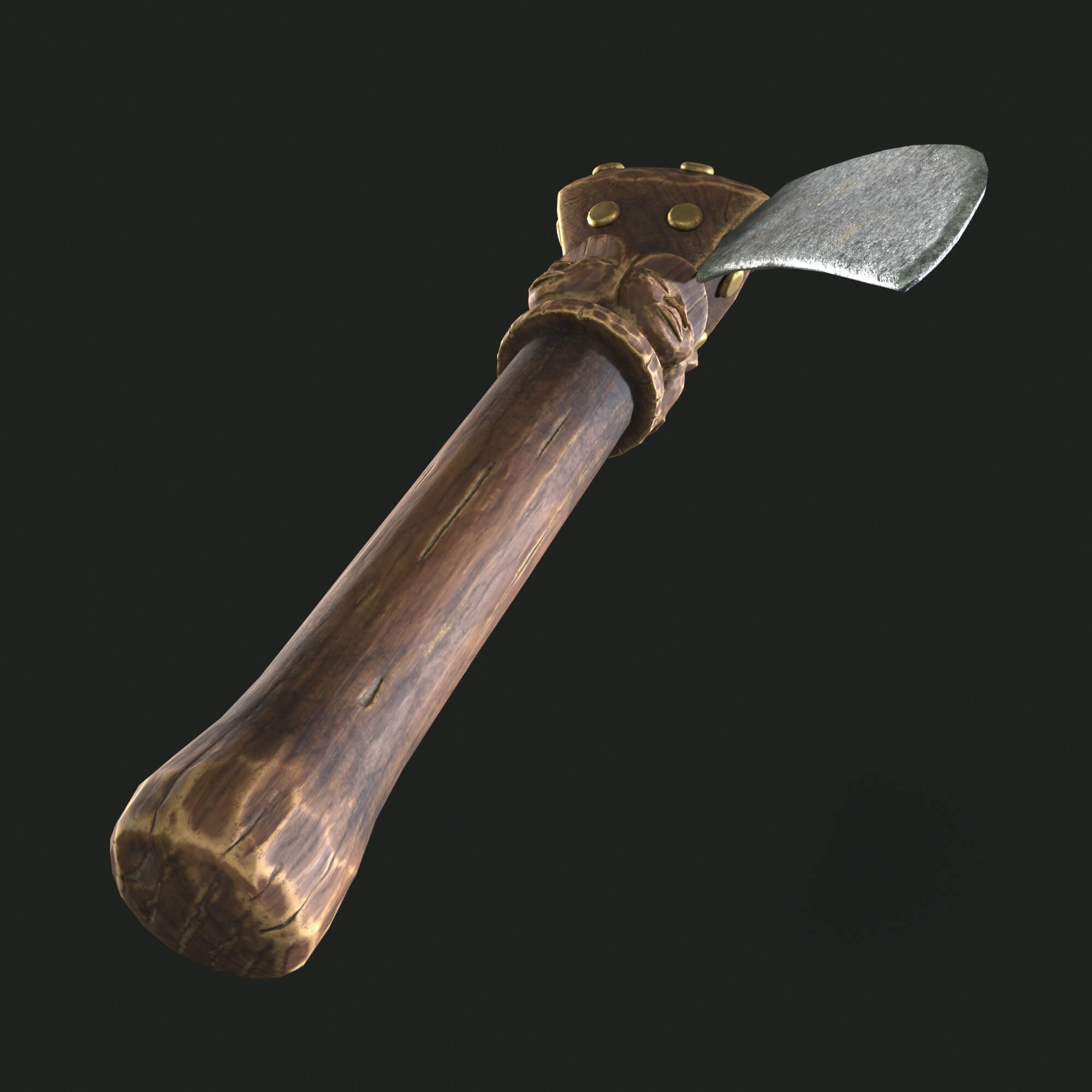Ancient Hatchet - 3D Model by KaterynaBondarenko