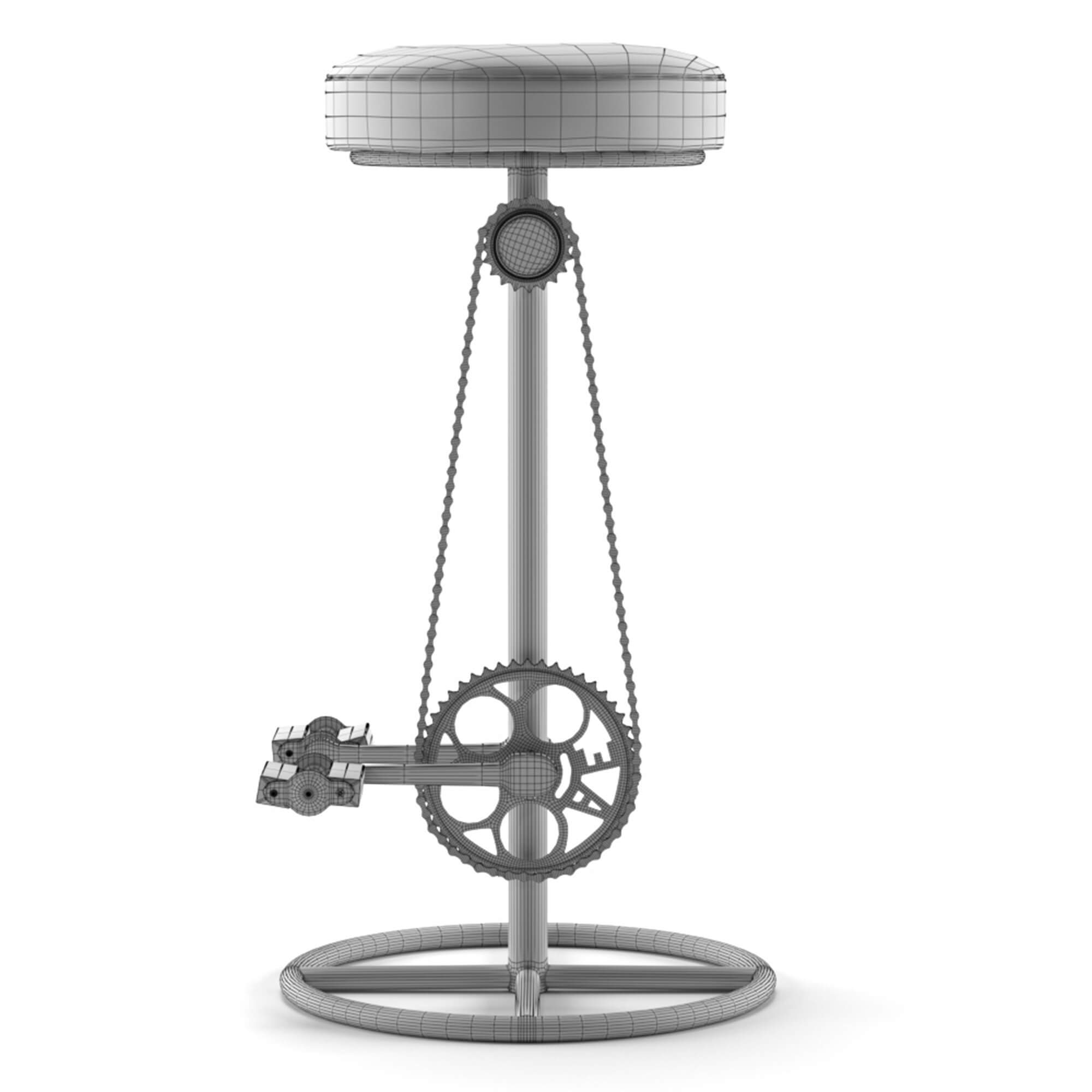 Bar Stools - 3D Model by KaterynaBondarenko