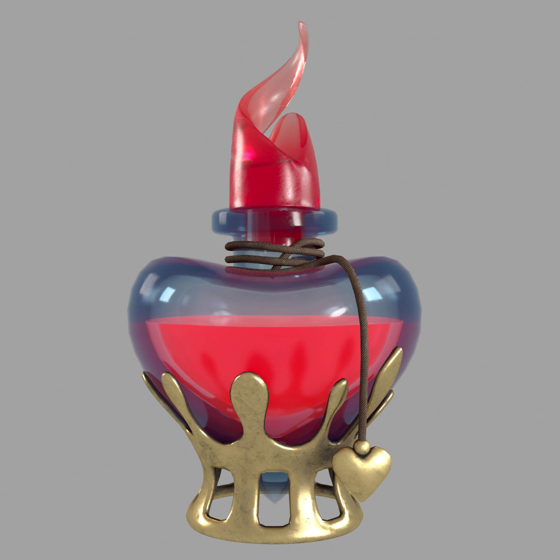 Love Potion - Free 3D Model by KaterynaBondarenko