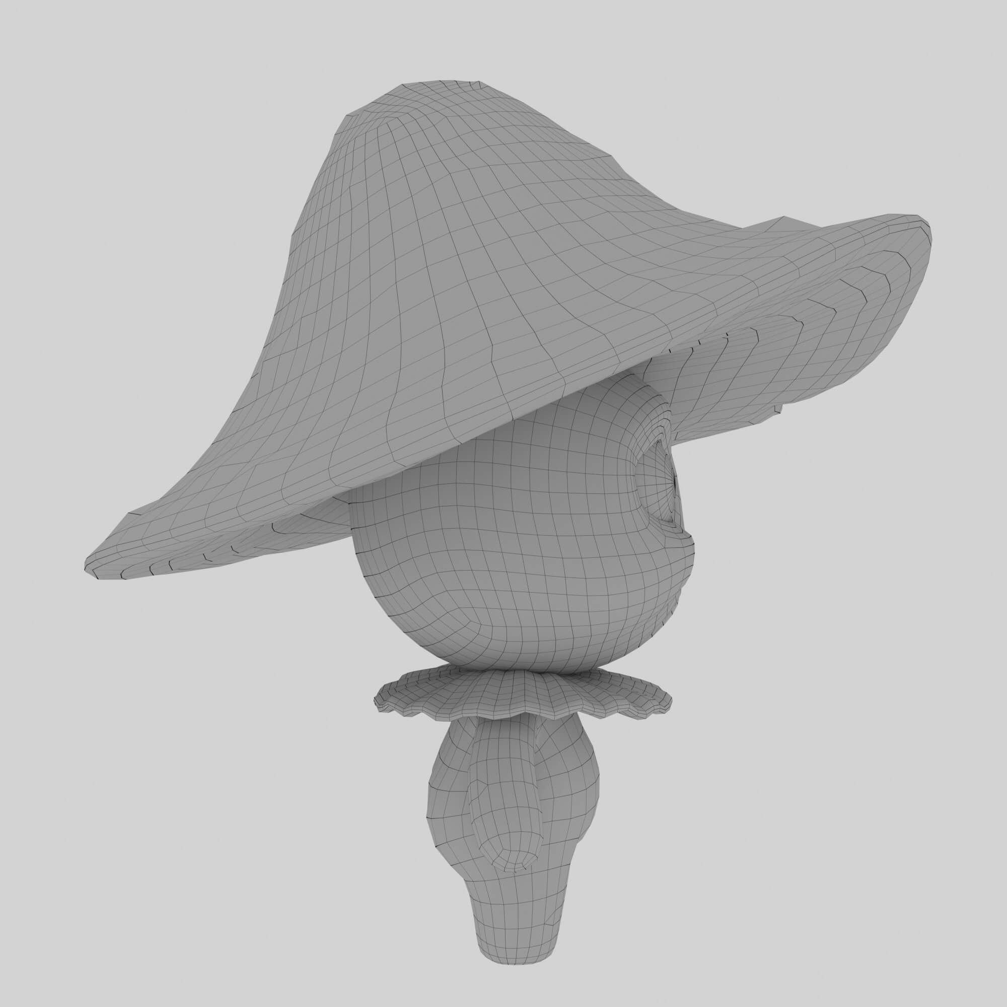 Mushroom Character - 3D Model by KaterynaBondarenko